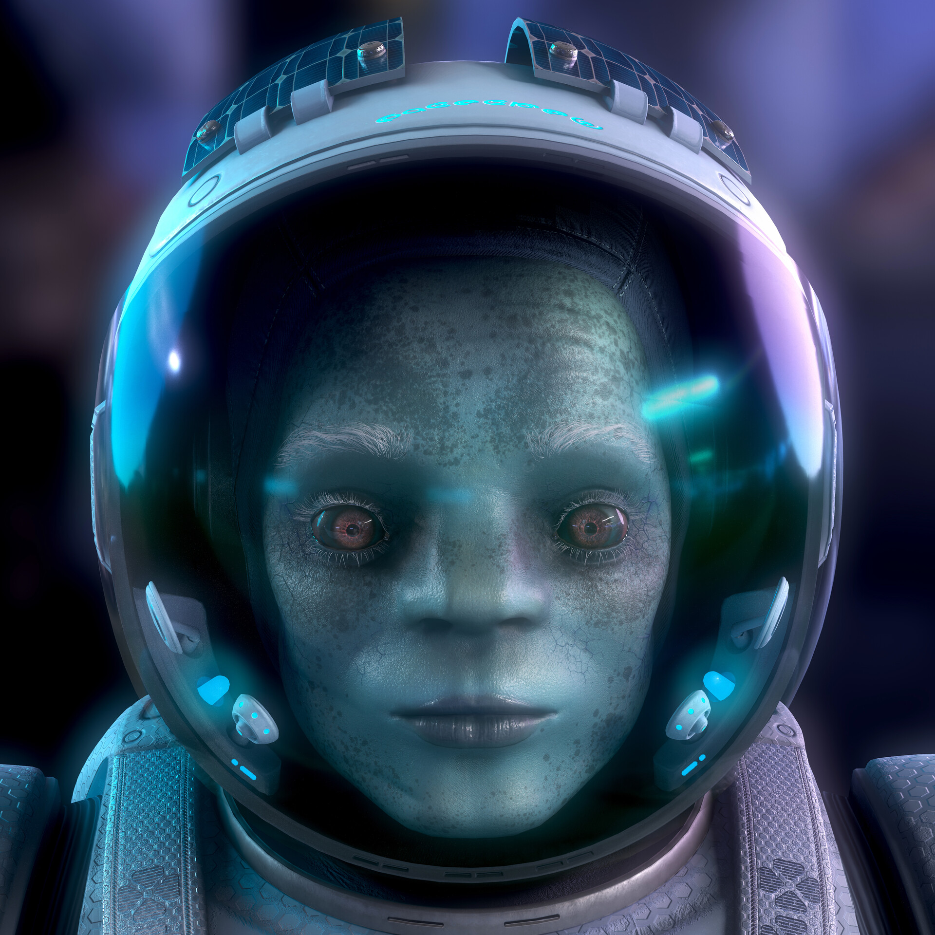 ArtStation - Alien astronaut. Cinematic character concept.