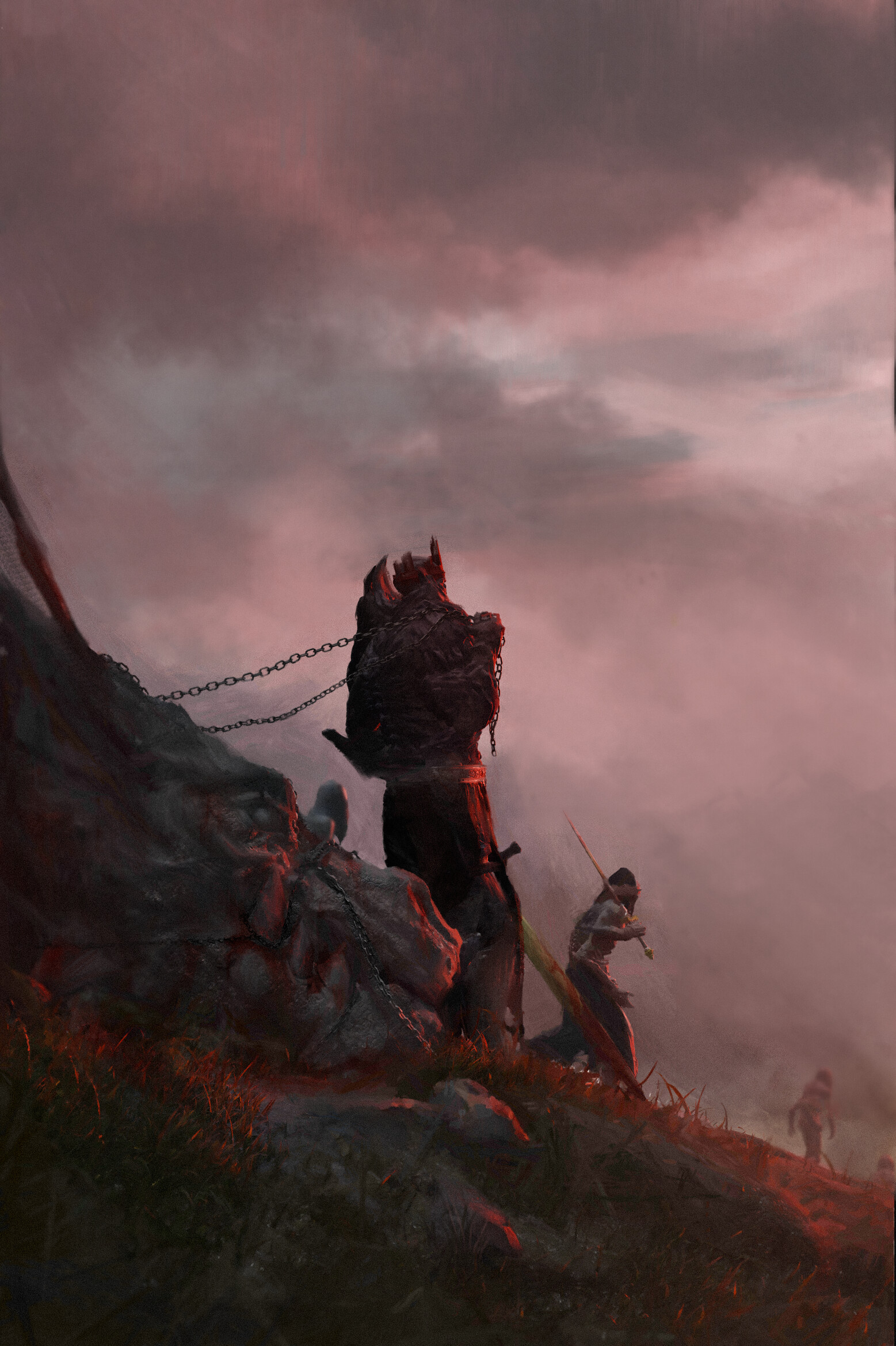 ArtStation - Nephilim: A depraved giants kingdom key art