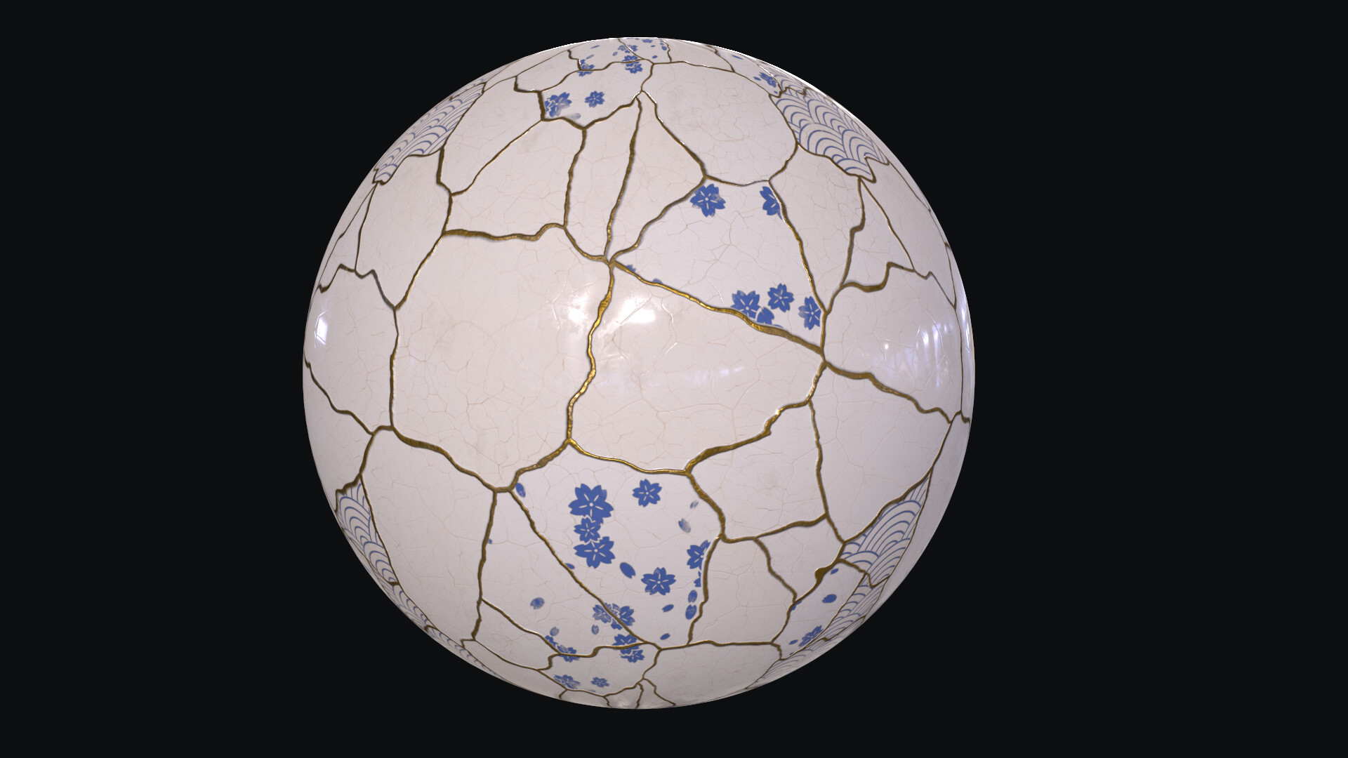 ArtStation - Japanese Kintsugi Texture