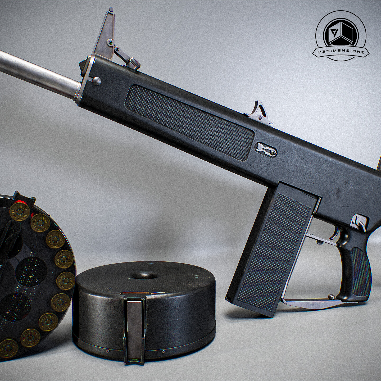 ArtStation - AA-12 Shotgun