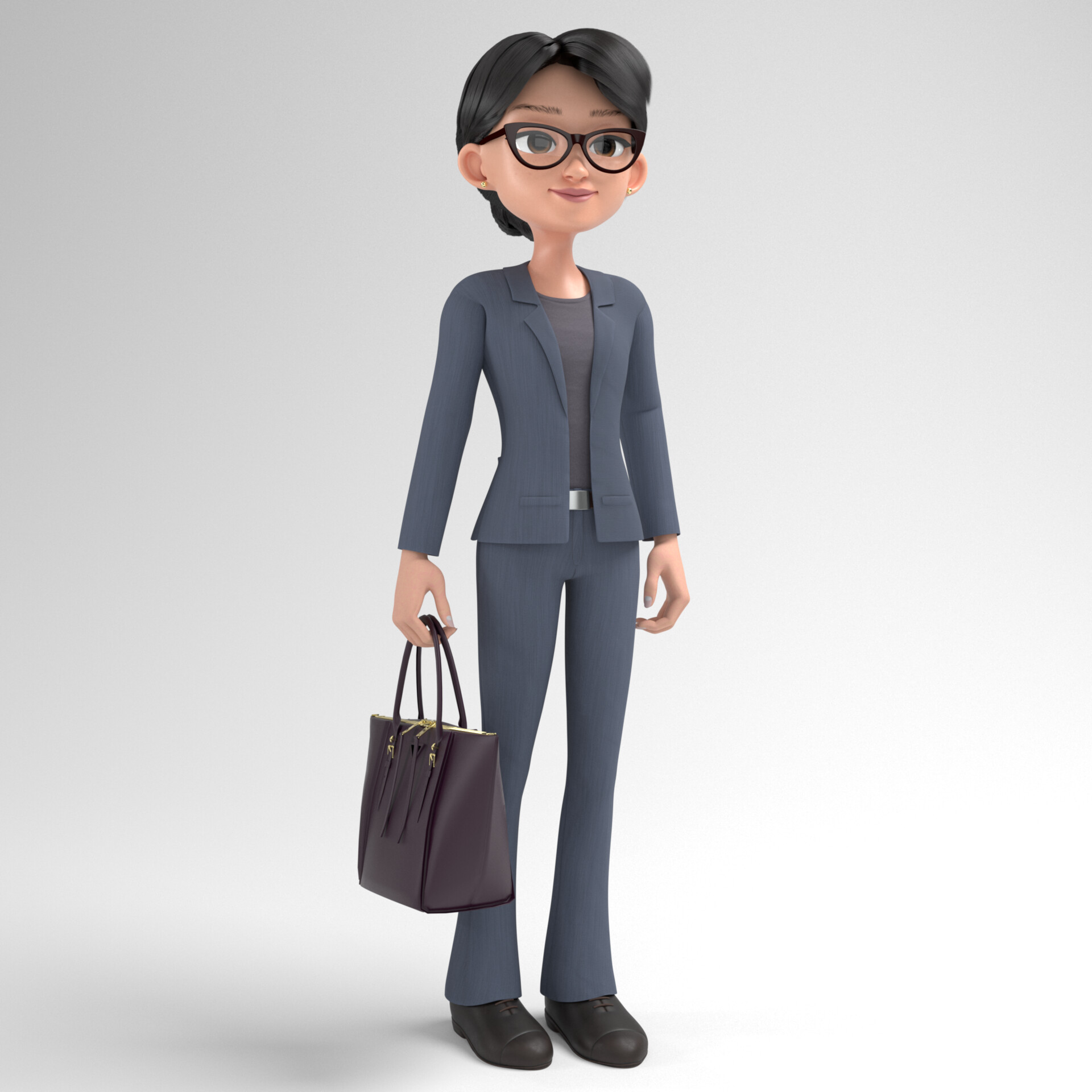 ArtStation - Emiliy Cartoon Woman