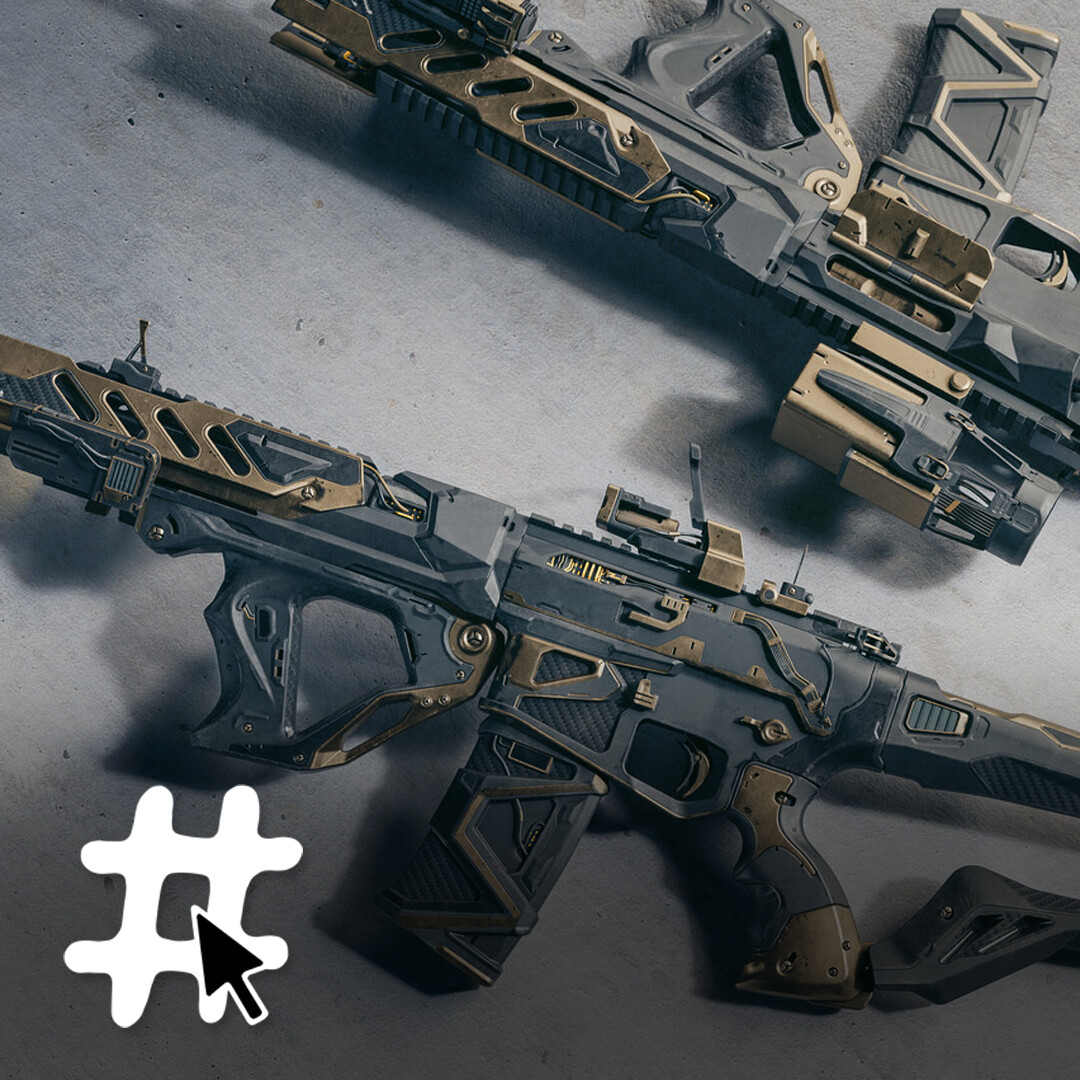 ArtStation - 'Pew Pew' - SCI-FI Rifle Project