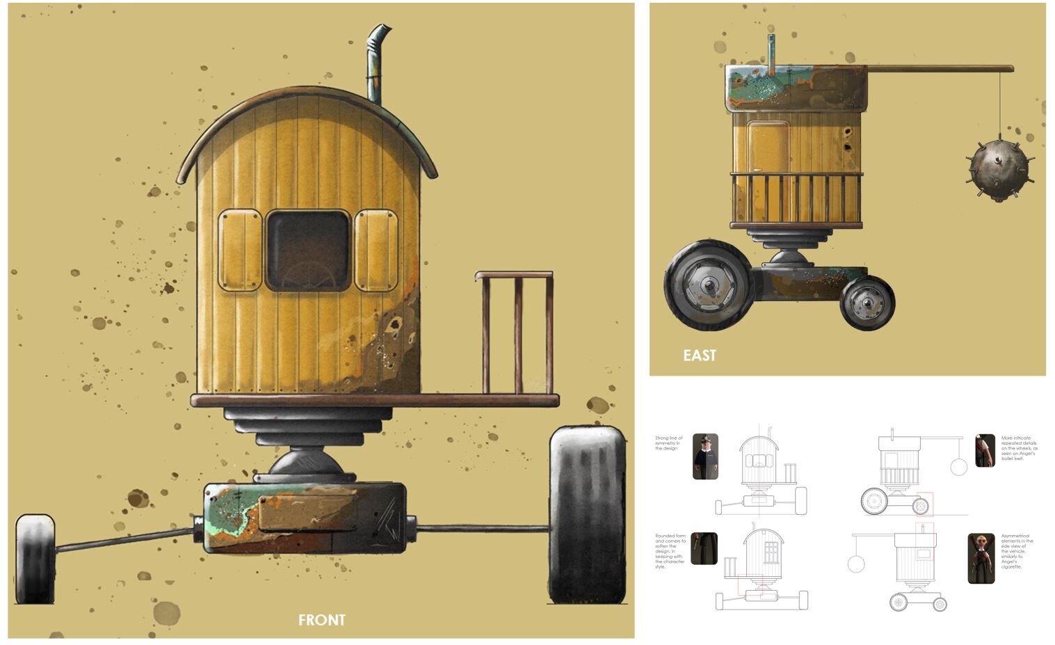 ArtStation - Vehicle Design- Arthur Webley (Hot Fuzz) 2022