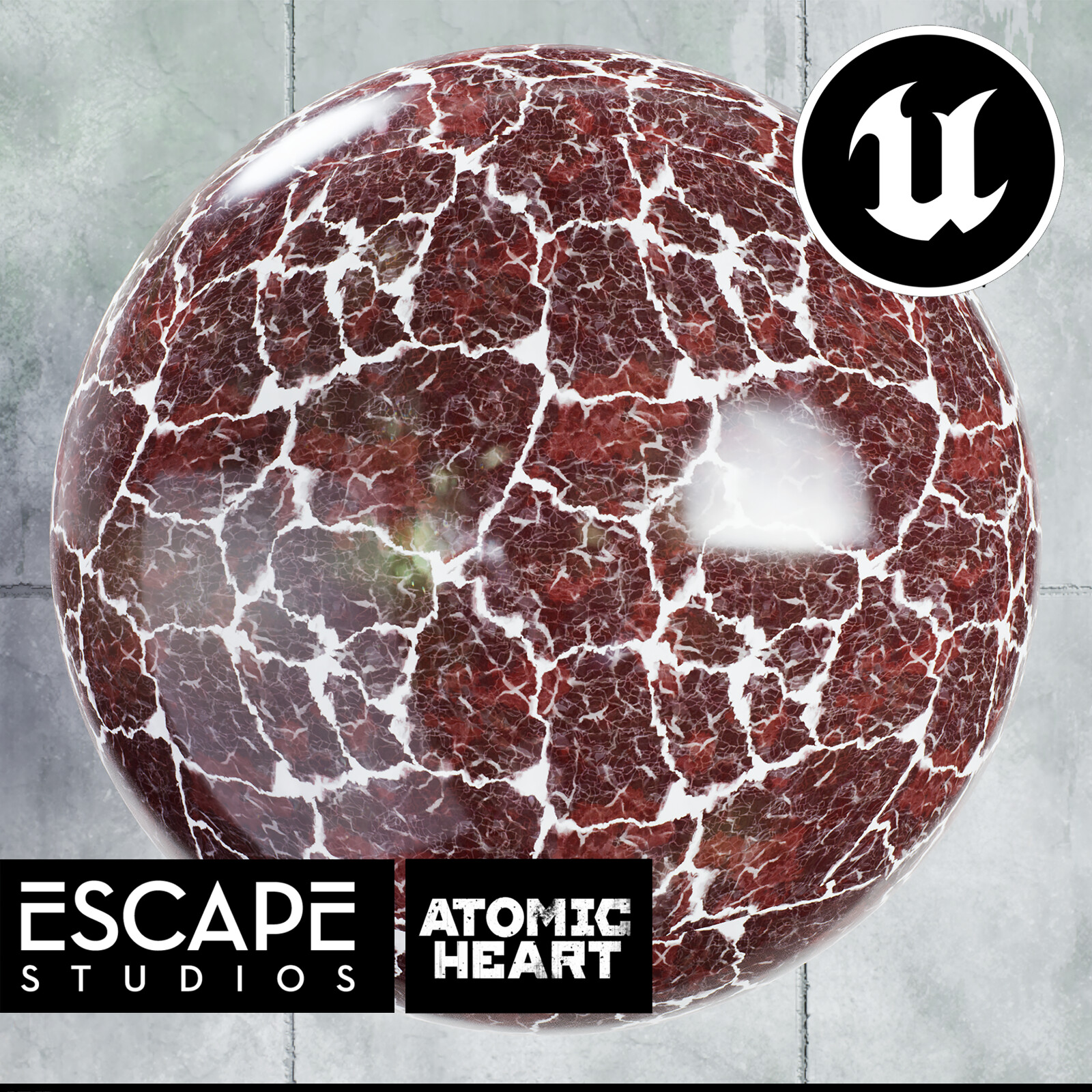 ArtStation - Rosso Levanto Marble Material - 'Atomic Heart' Team ...