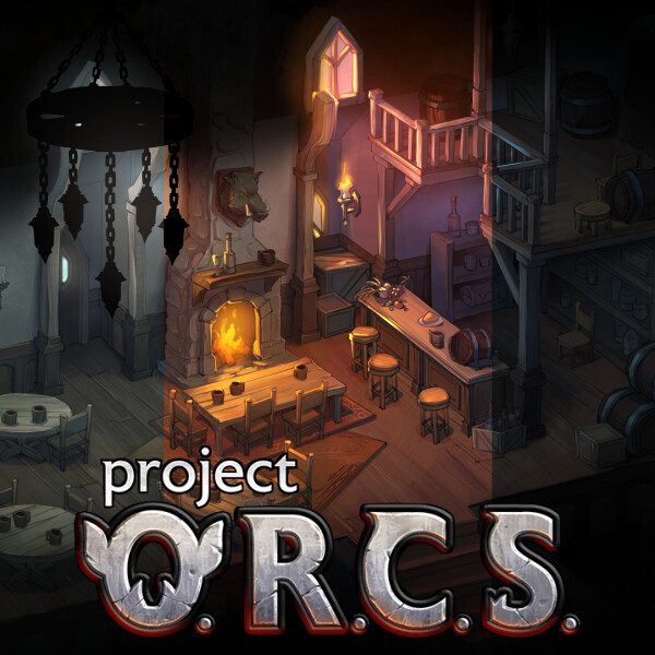 ArtStation - Project ORCS: Tavern Interior Mood Painting
