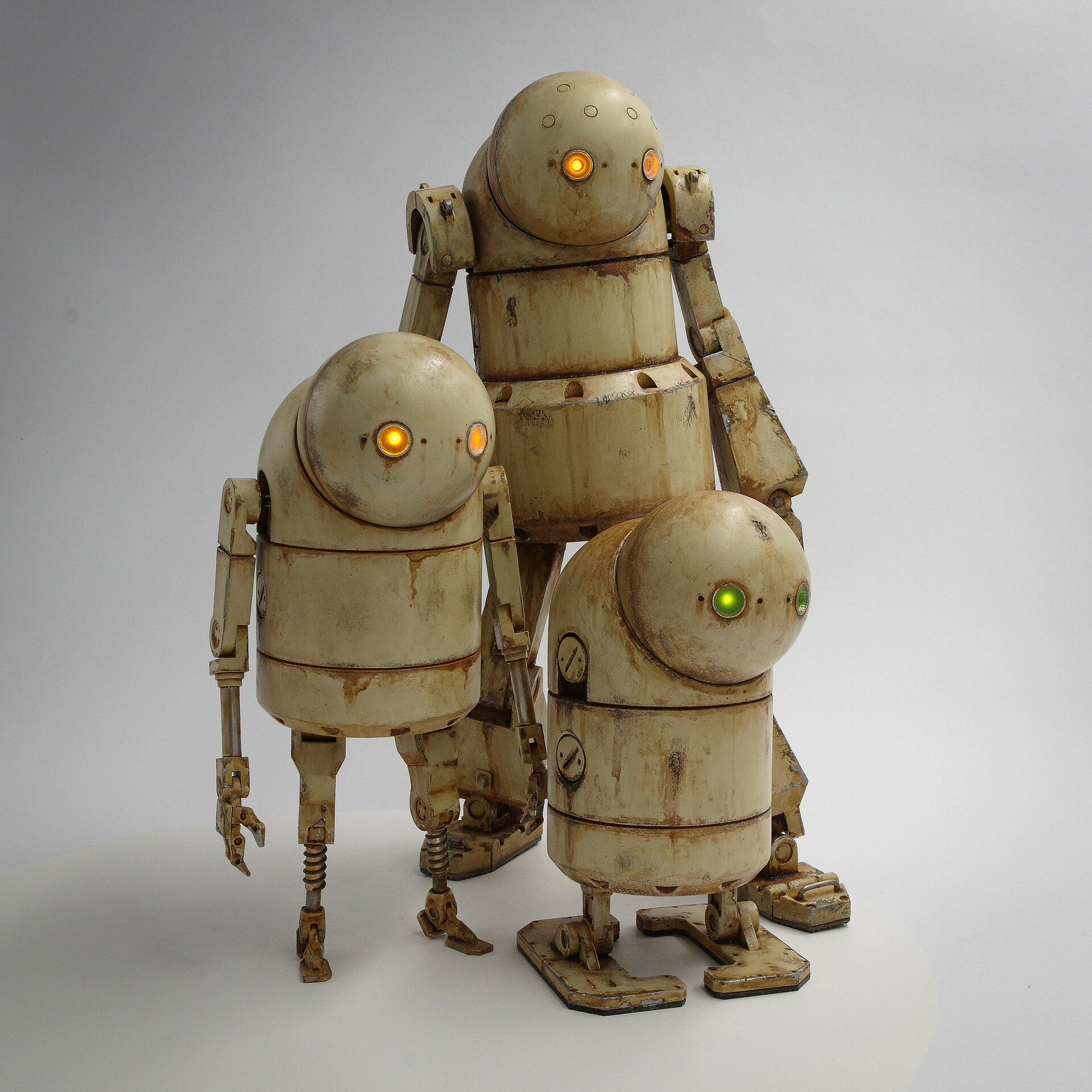 ArtStation - NieR: Automata - Machines - Medium Biped, Small Biped ...