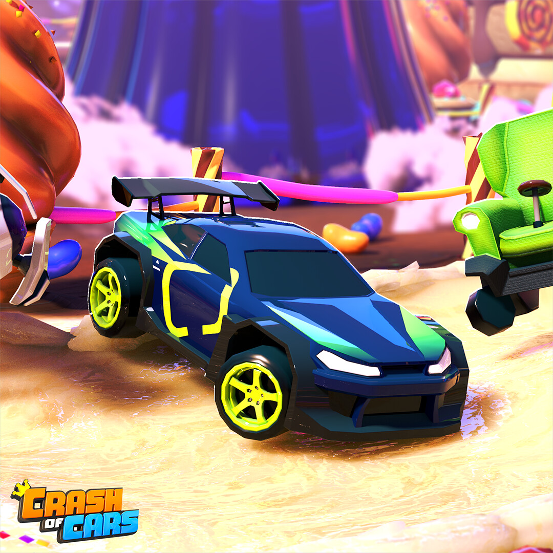 ArtStation - "Sweetfields" - Crash of Cars - Splash Screen