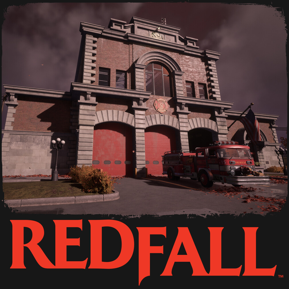 ArtStation - Redfall - D1 Forward Encampment