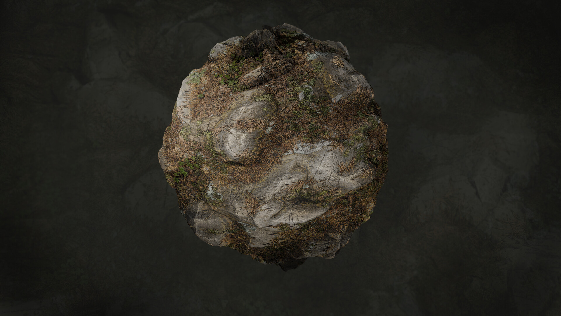 ArtStation - Stones in the pine forest Material