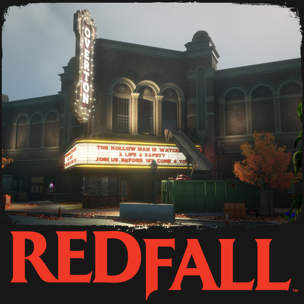 ArtStation - Redfall - Overton Theater