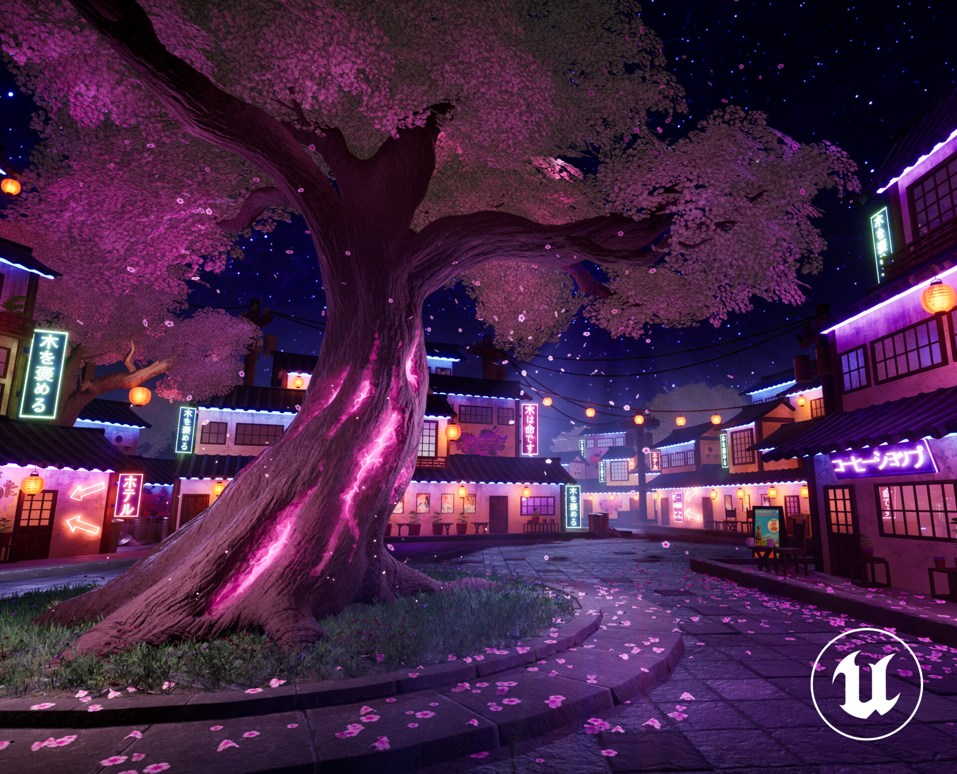 ArtStation - Neo traditional japanese environment