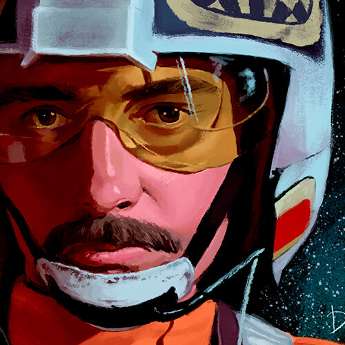 ArtStation - Biggs Darklighter. Star Wars fanart.