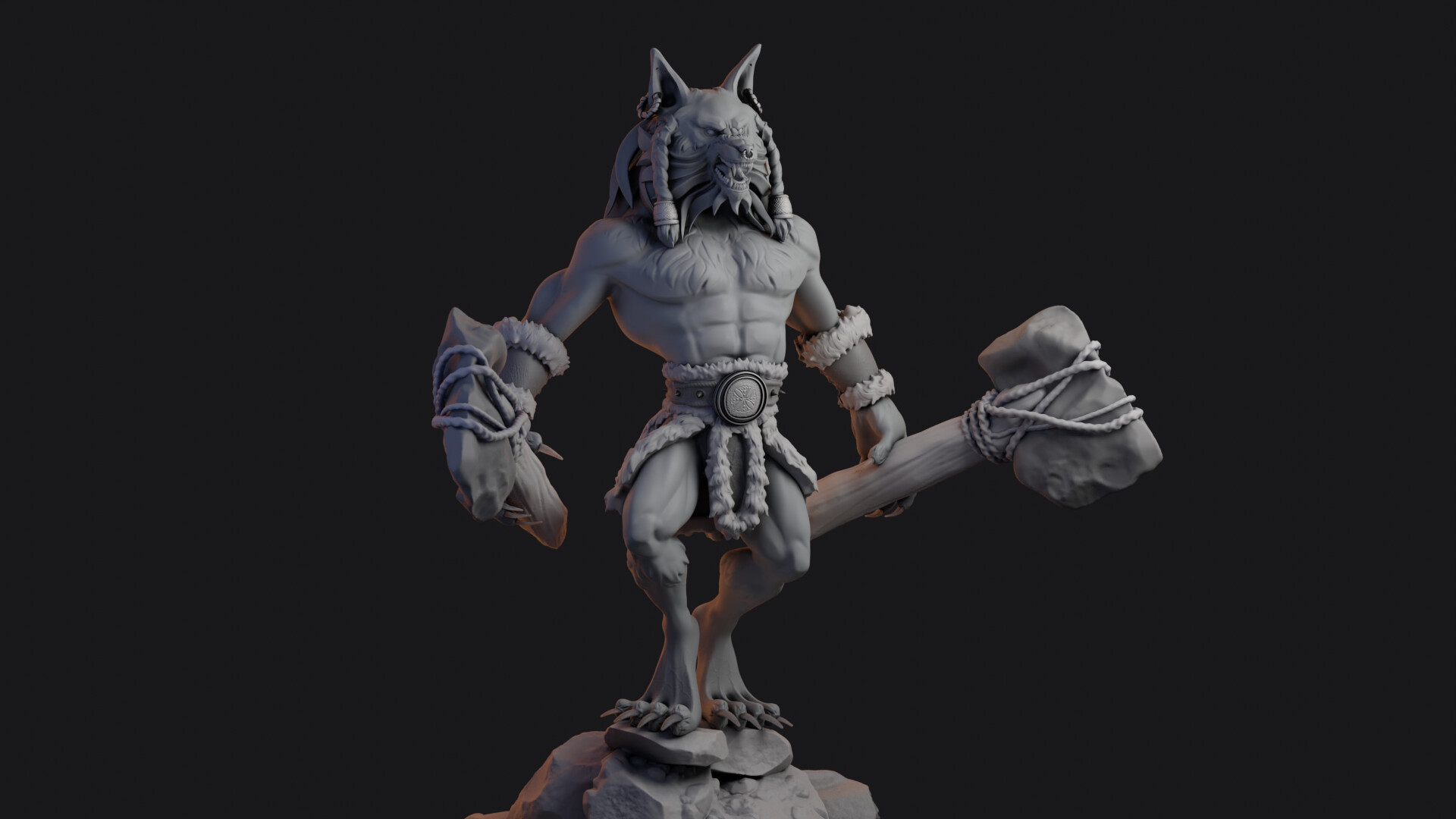 ArtStation - Viking Wolf