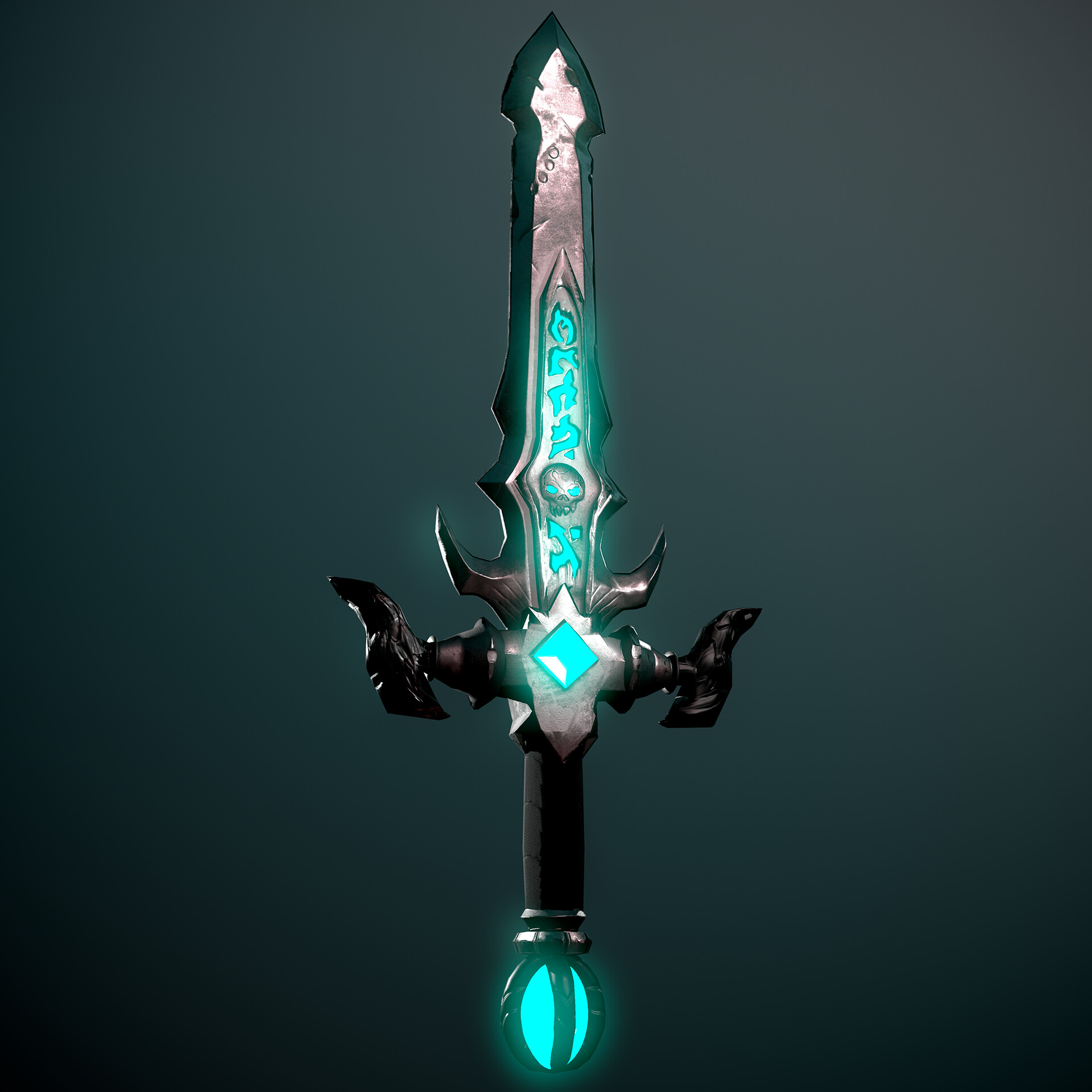 ArtStation - the "Deth Grim" a sword of hell