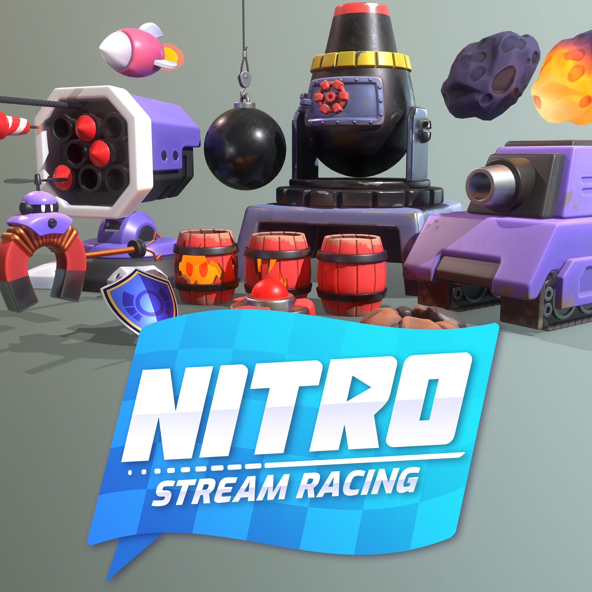 ArtStation - Nitro Stream Racing Props