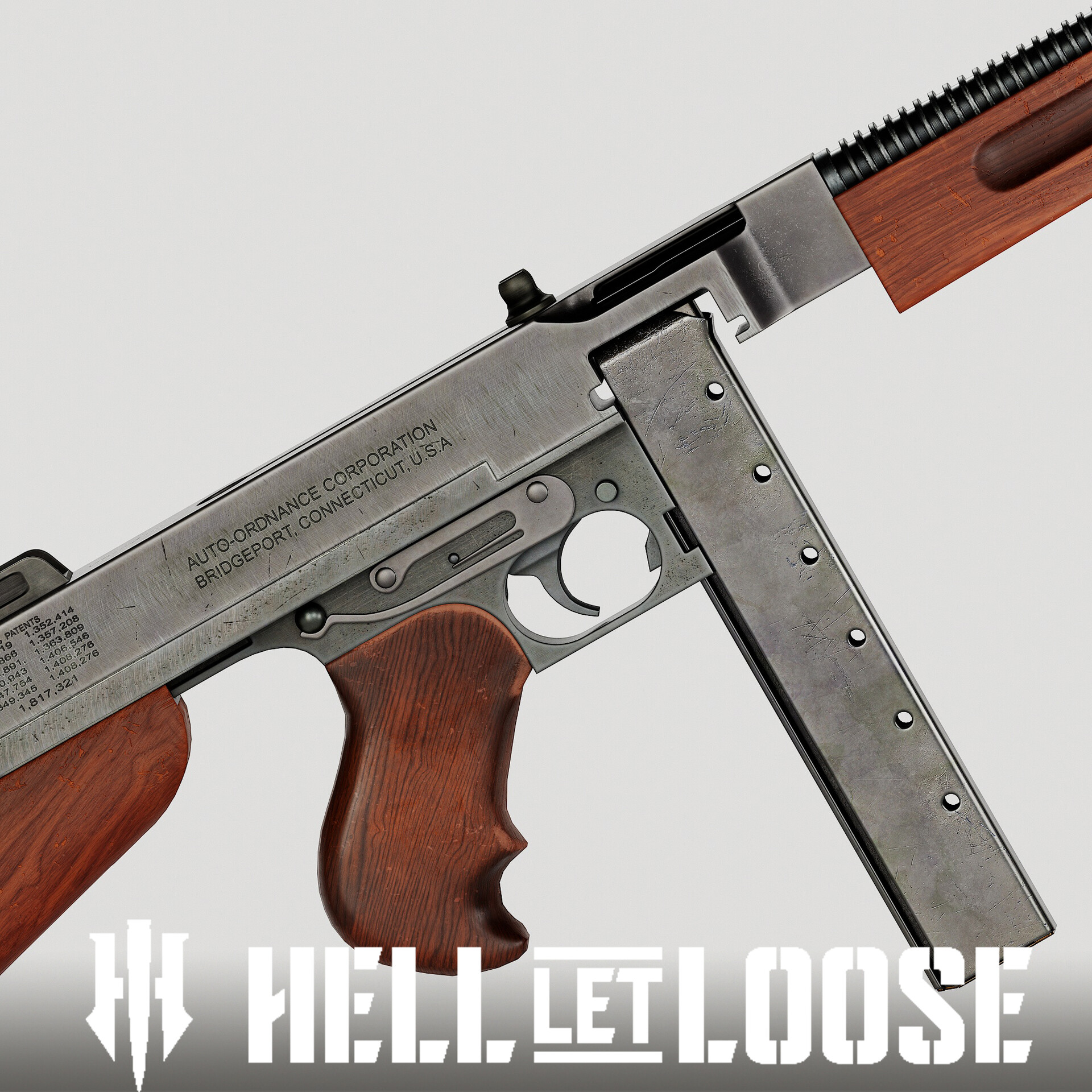 ArtStation - Hell Let Loose - Thomspson M1928A1 Second Variant