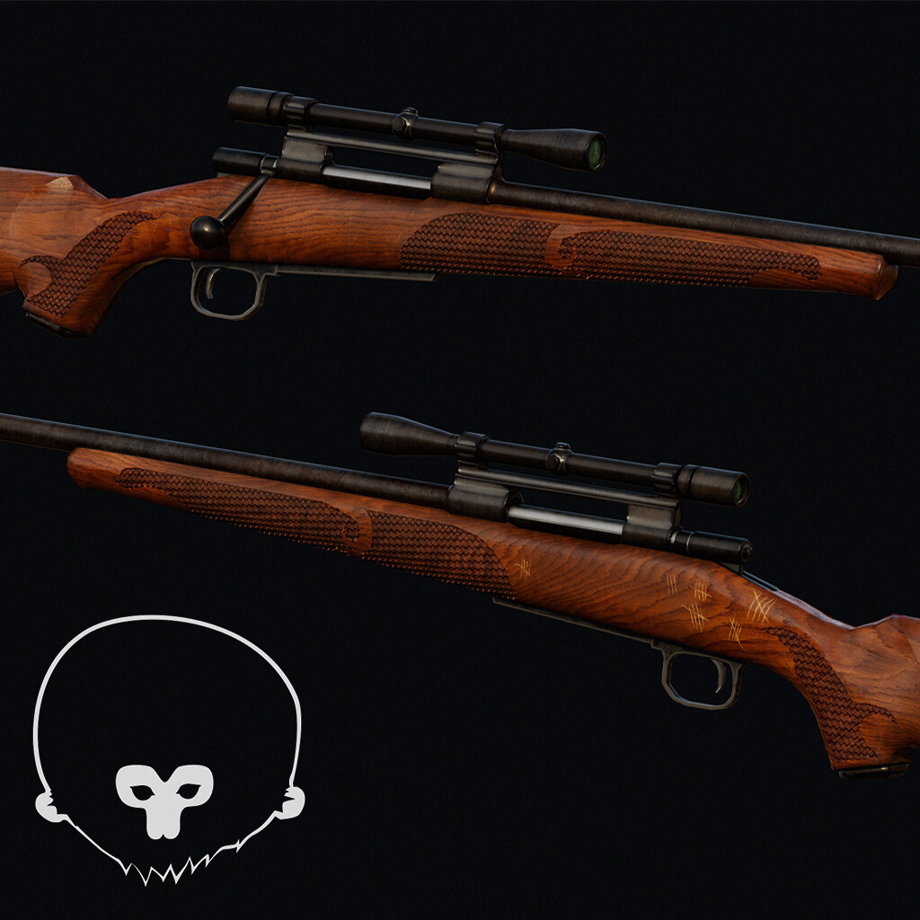 ArtStation - Fallout Hunting Rifle