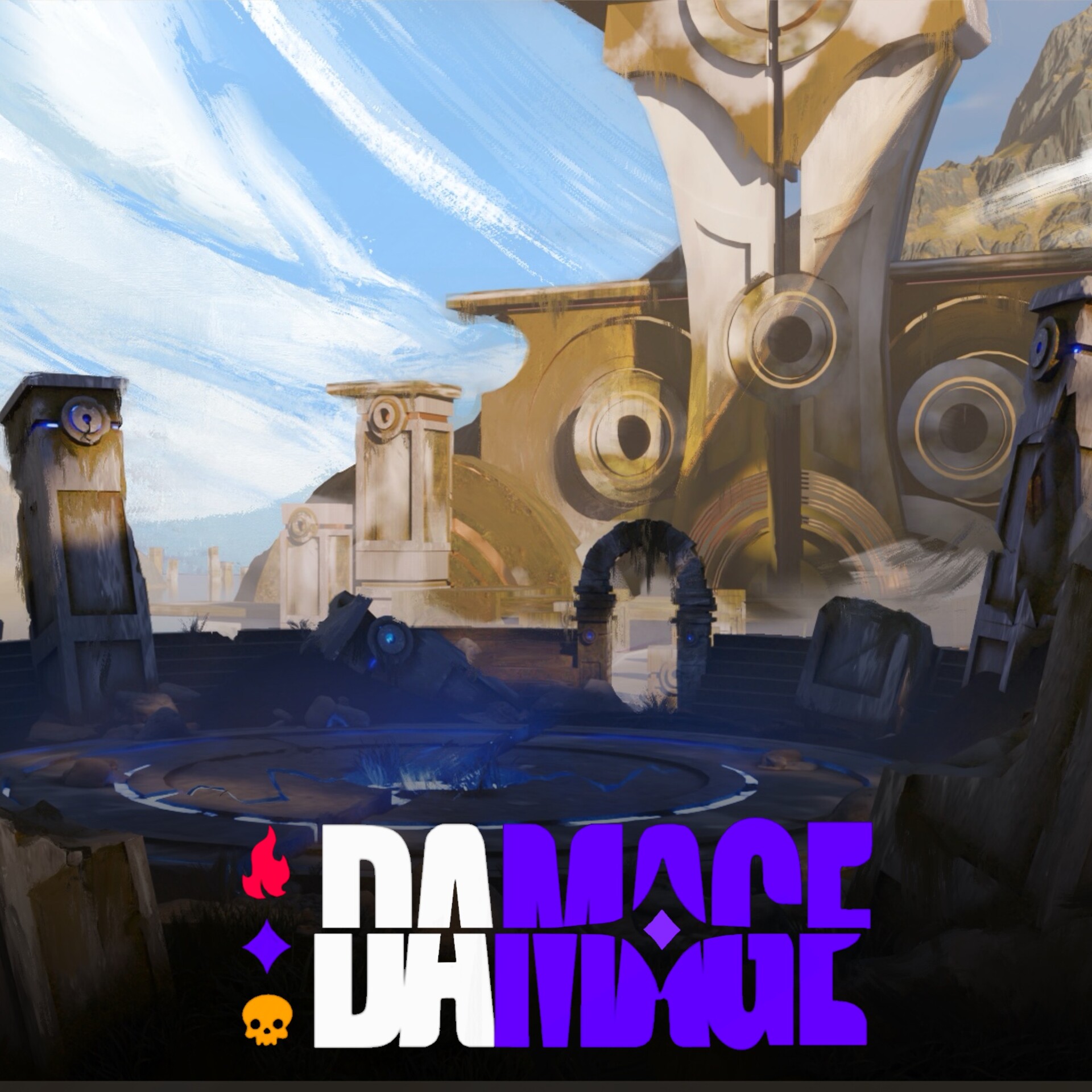 ArtStation - DAMAGE Arena 01 - Ruined Temple