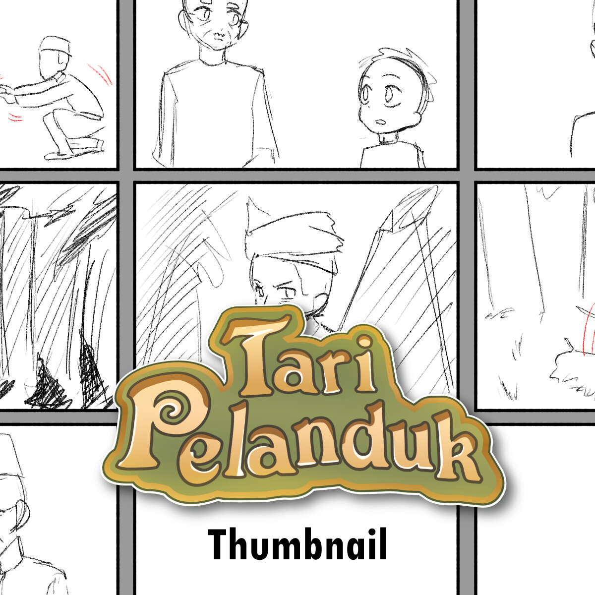 ArtStation - Thumbnail 'Tari Pelanduk'