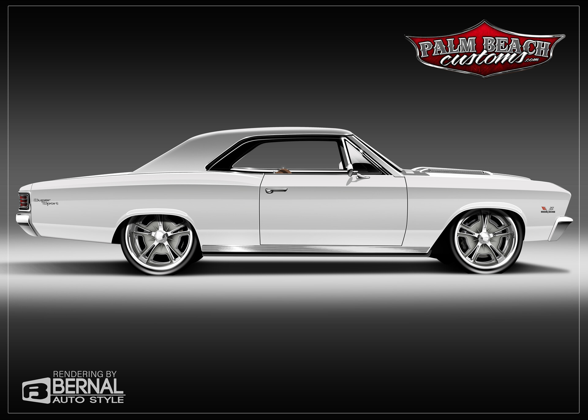ArtStation - 1967 Chevelle SS