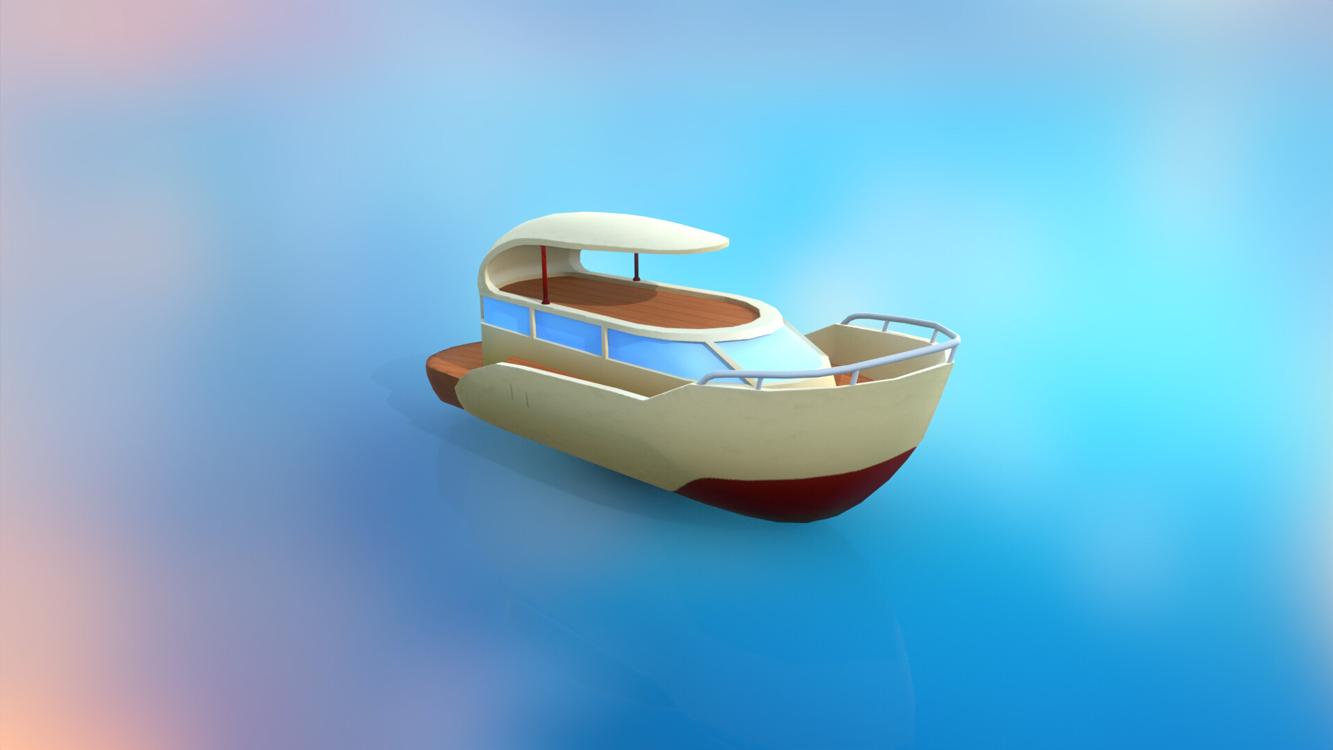 ArtStation - Stylized Boat