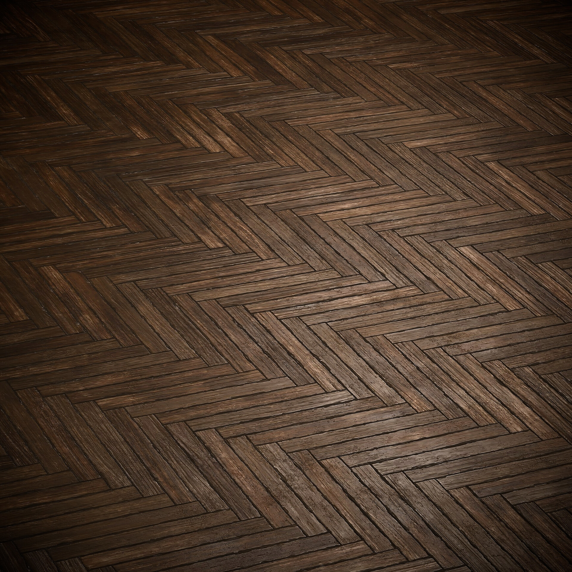 ArtStation - Stylized Herringbone planks