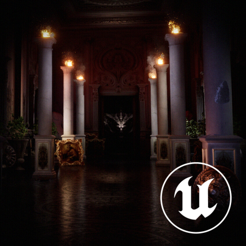 ArtStation - Manor Corridor