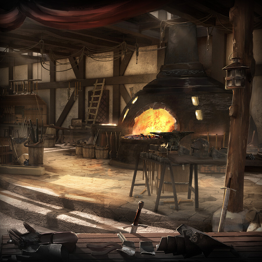 ArtStation - Blacksmith - Ghost King