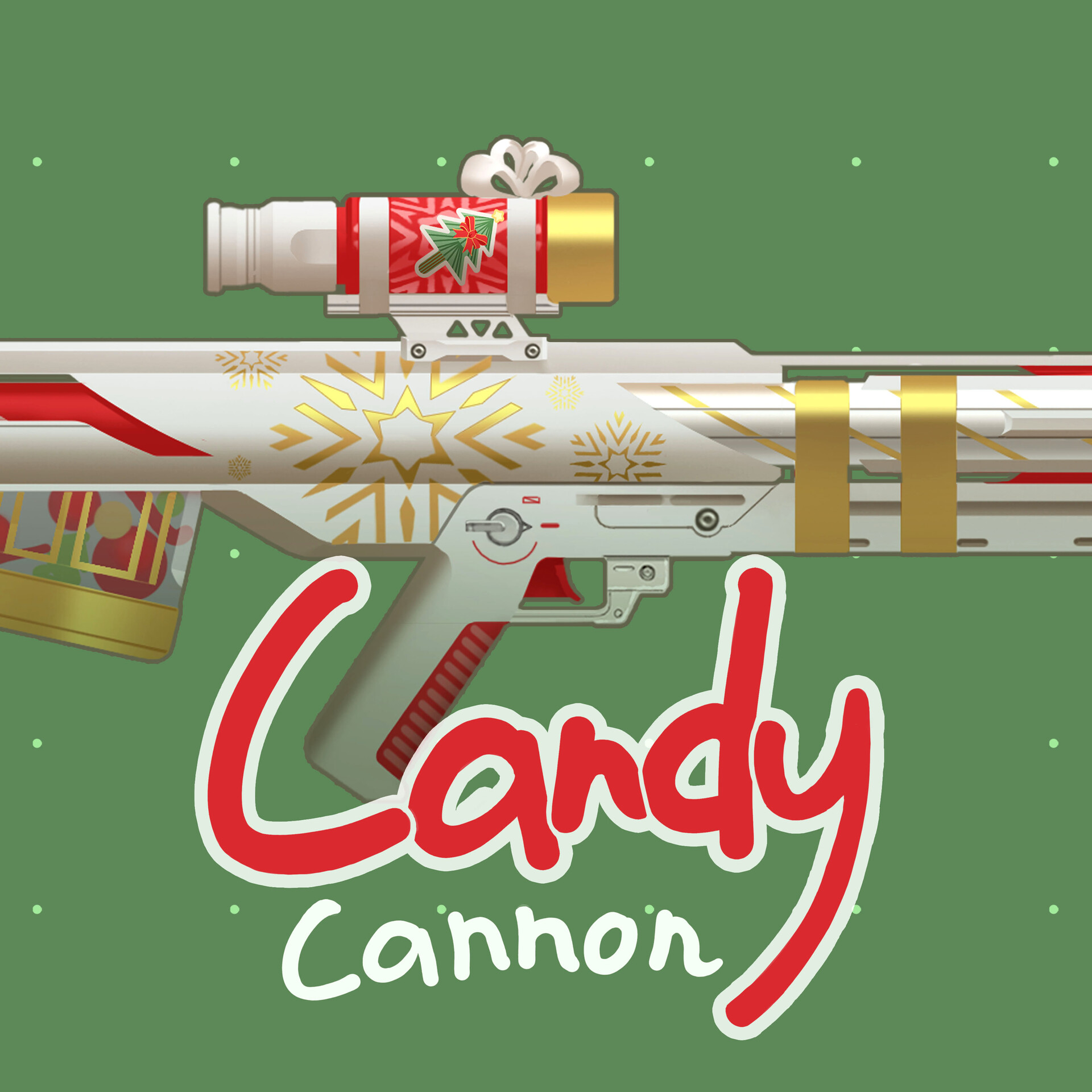 ArtStation - Candy Cannon - cosmetic for HYRD Energy Rifle