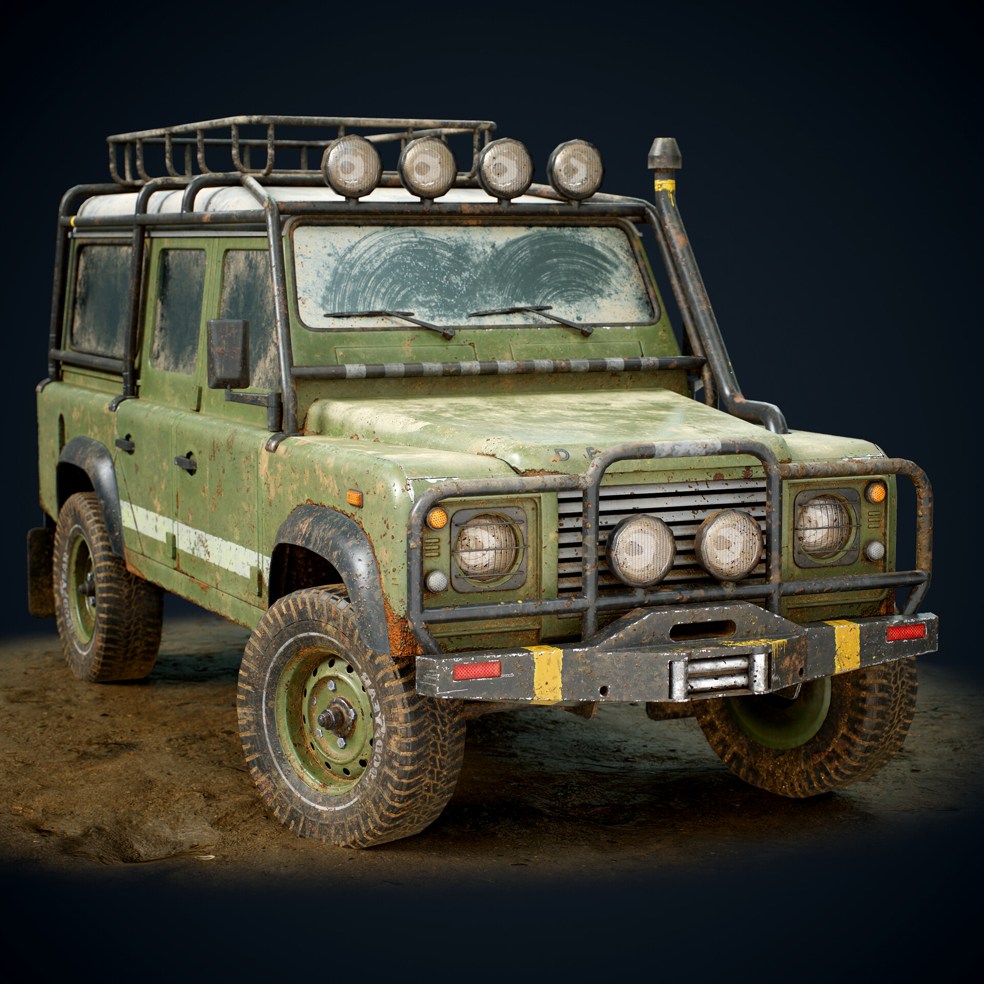 ArtStation - Land Rover Defender Expedition
