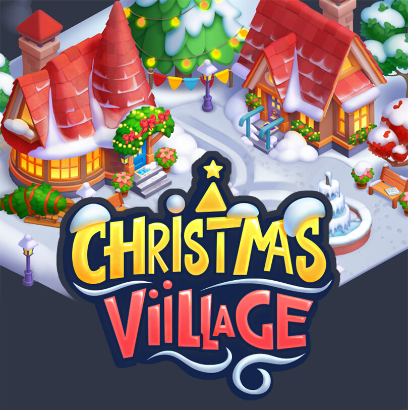 ArtStation - Christmas village