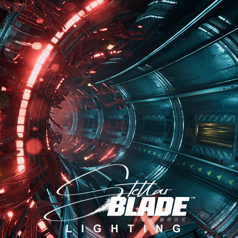 Artstation Stellar Blade Orbit Elevator Lighting Part 01