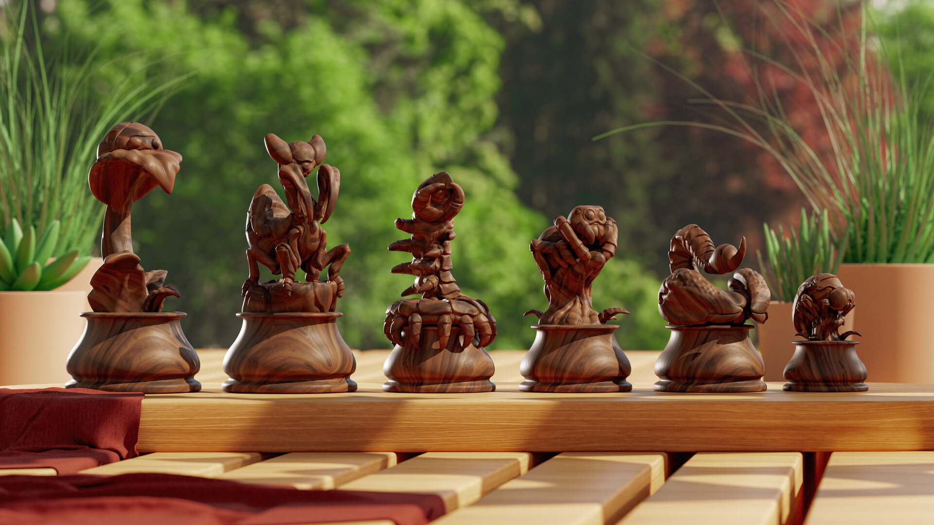 ArtStation - Crawly Chess SET and Sea Haven SET