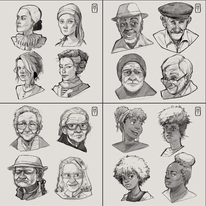 ArtStation - Portrait study