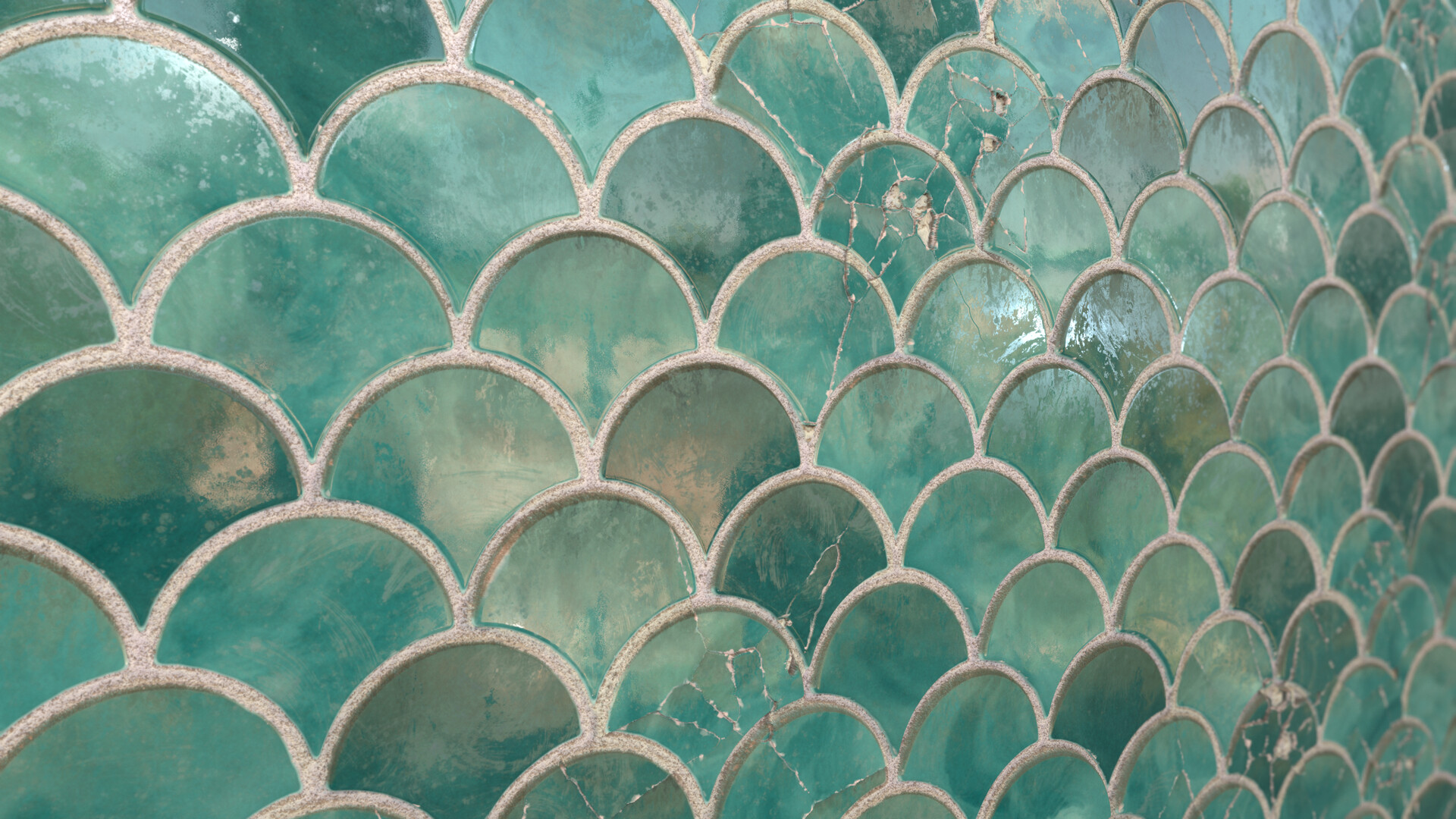 ArtStation - Fish Scale Tiles