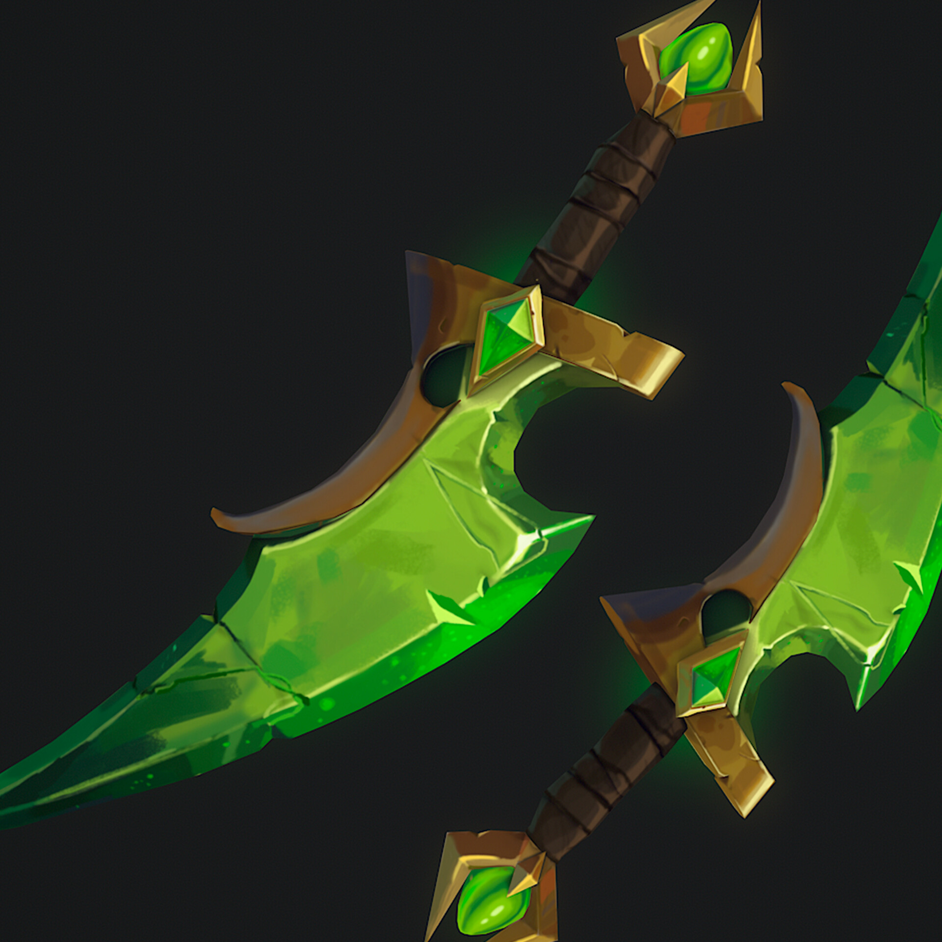 ArtStation - - Hand Painted Poison Dagger