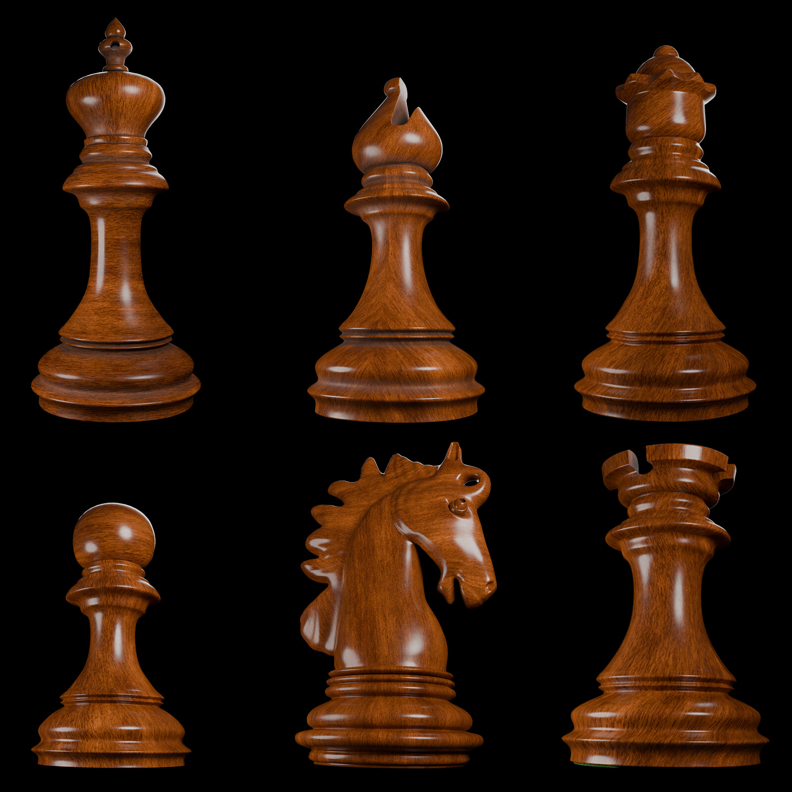 ArtStation - Chess Set