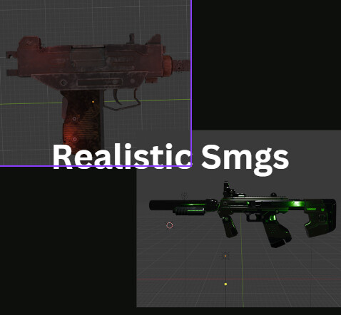 ArtStation - Realistic Smgs - Portfolio