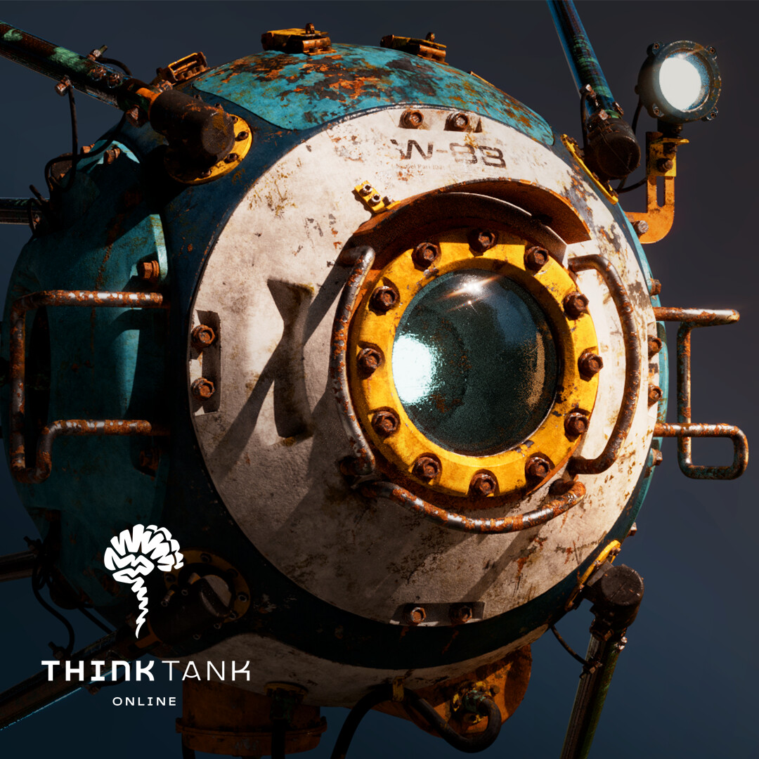 ArtStation - Drone - Texturing Assignment