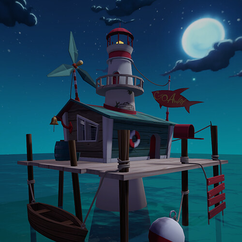 ArtStation - Fishing House