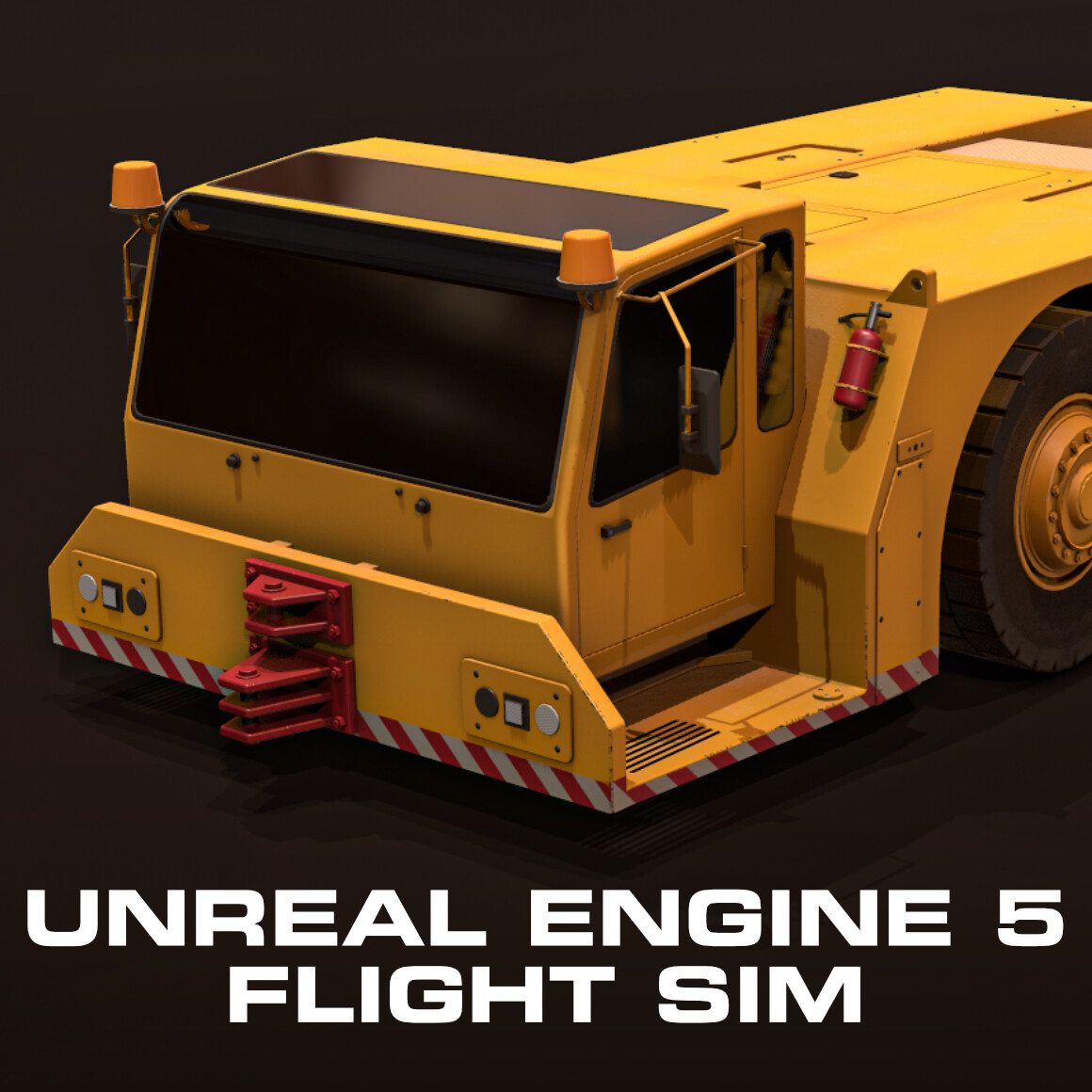 ArtStation - BelAZ 74270 Airport Pushback Truck