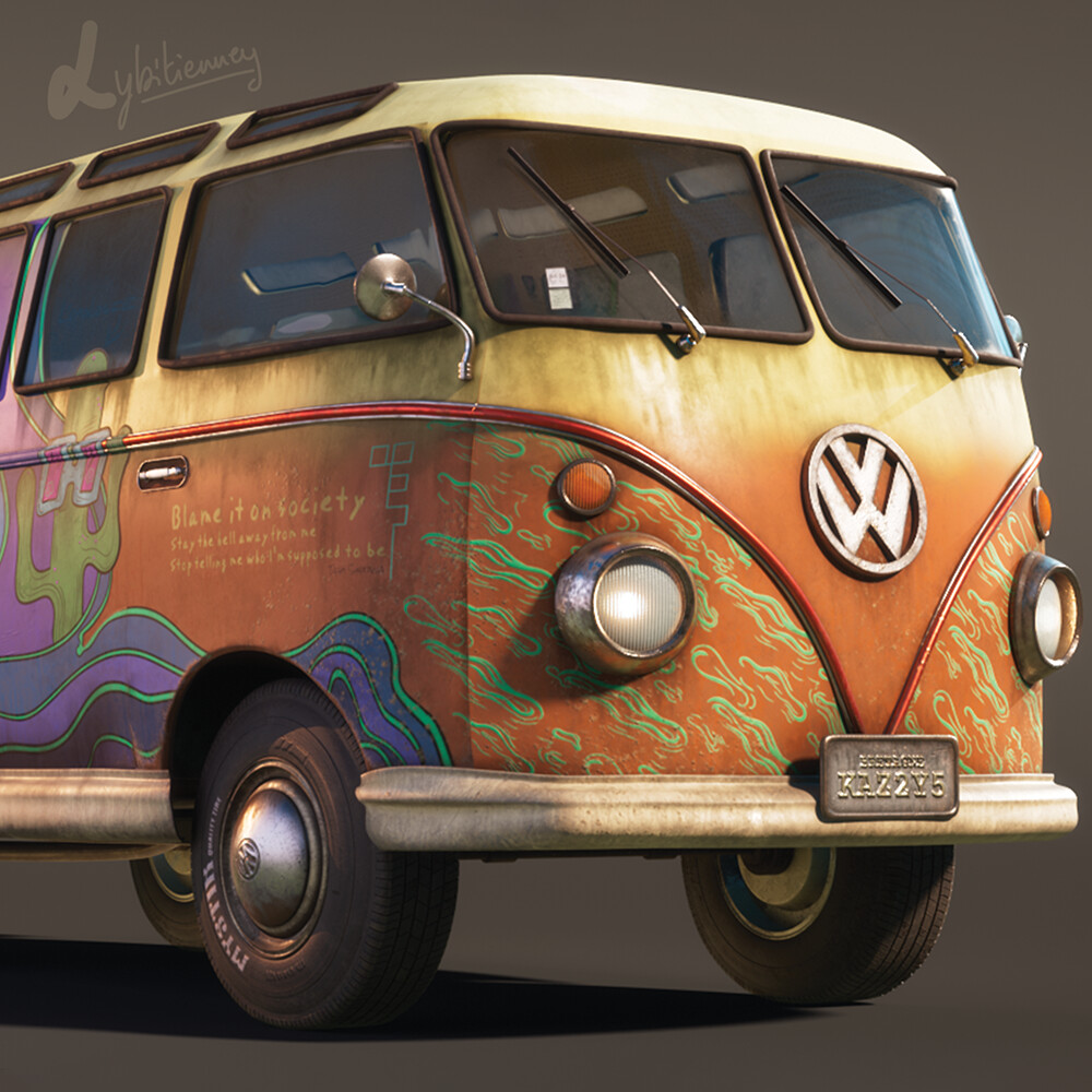 ArtStation - Hippie Van