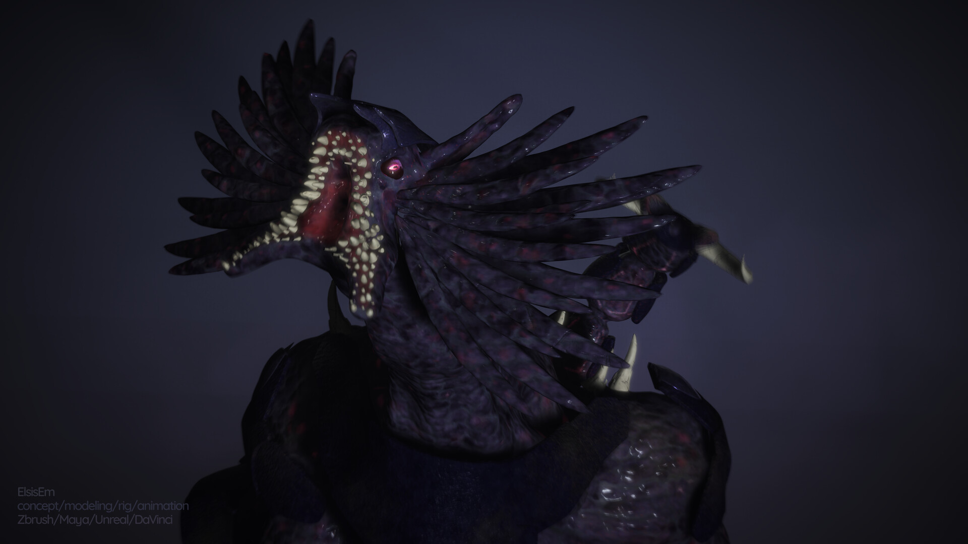 ArtStation - Quadruped Alien Creature