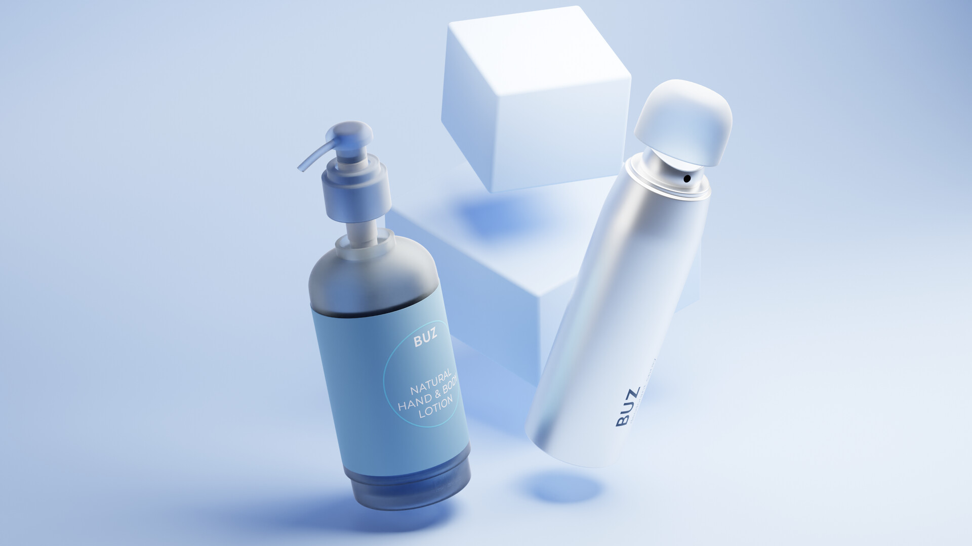 ArtStation - Renders for BUZ Cosmetic Product