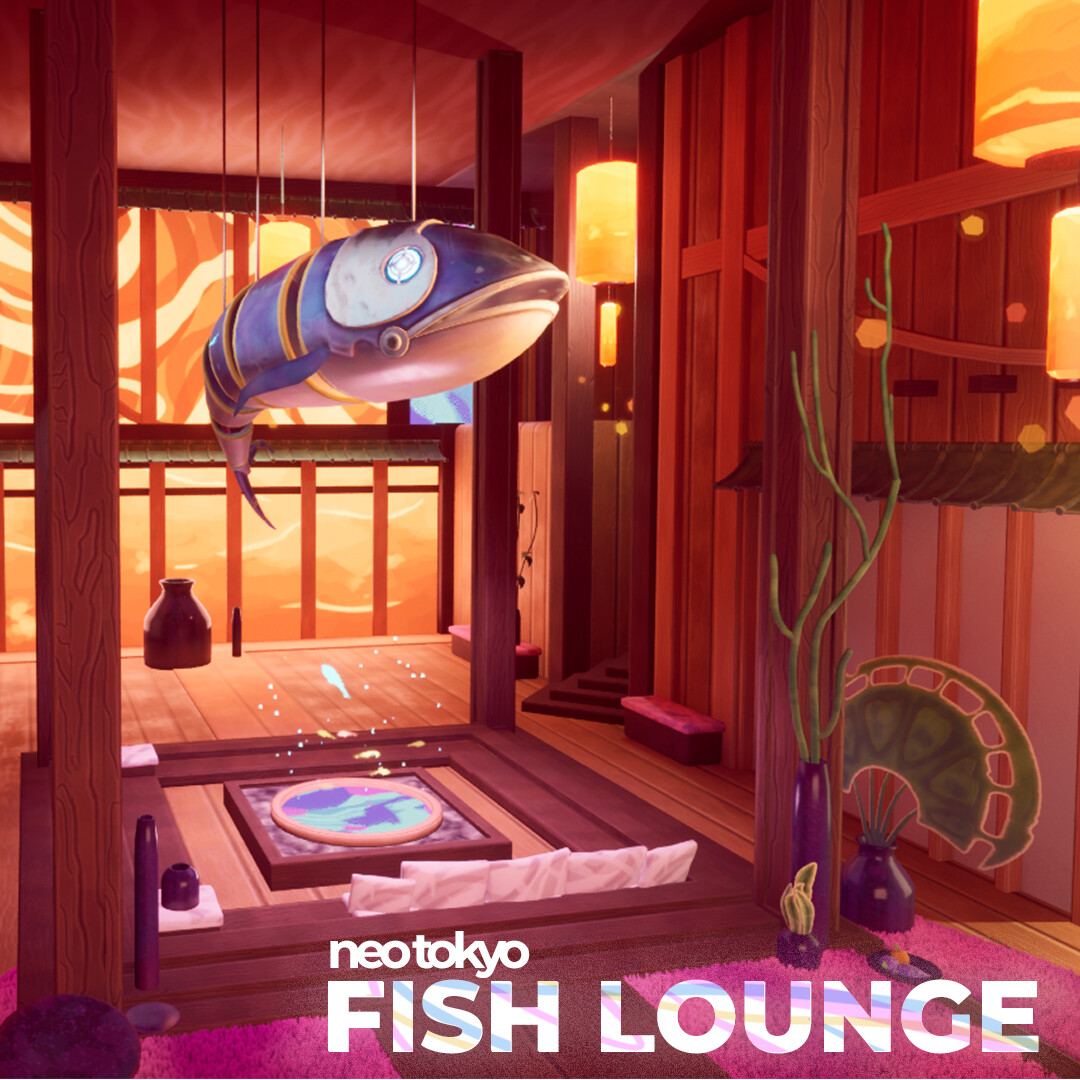 ArtStation - Fish Lounge - Neo Tokyo Challenge