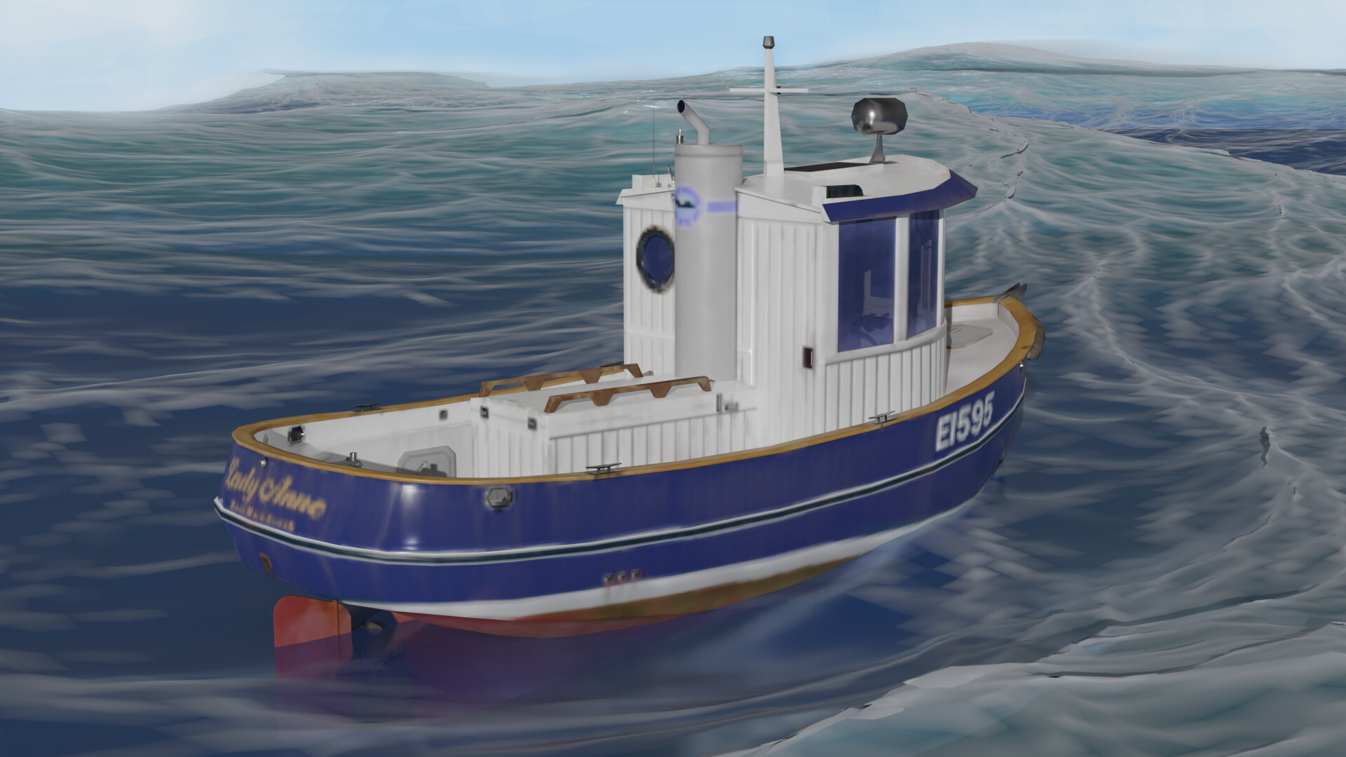 ArtStation - Sweet Sixteen boat gaming model
