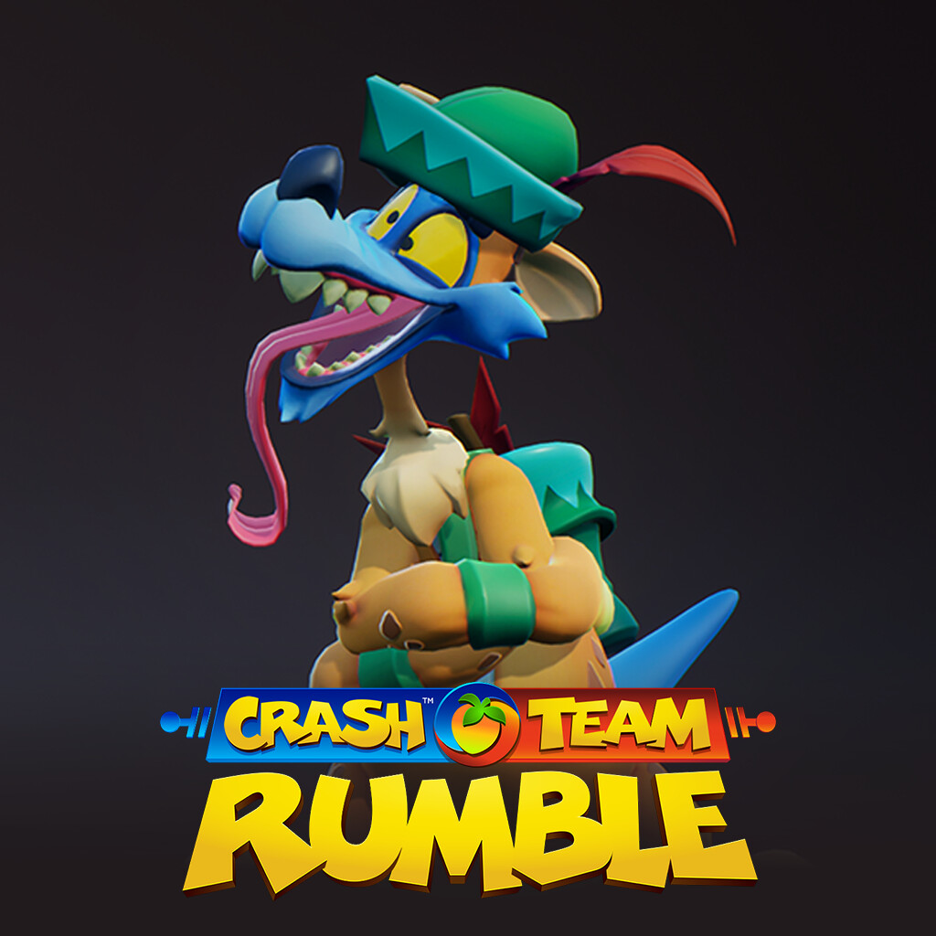ArtStation - Crash Team Rumble - Gatherer Ripper Roo