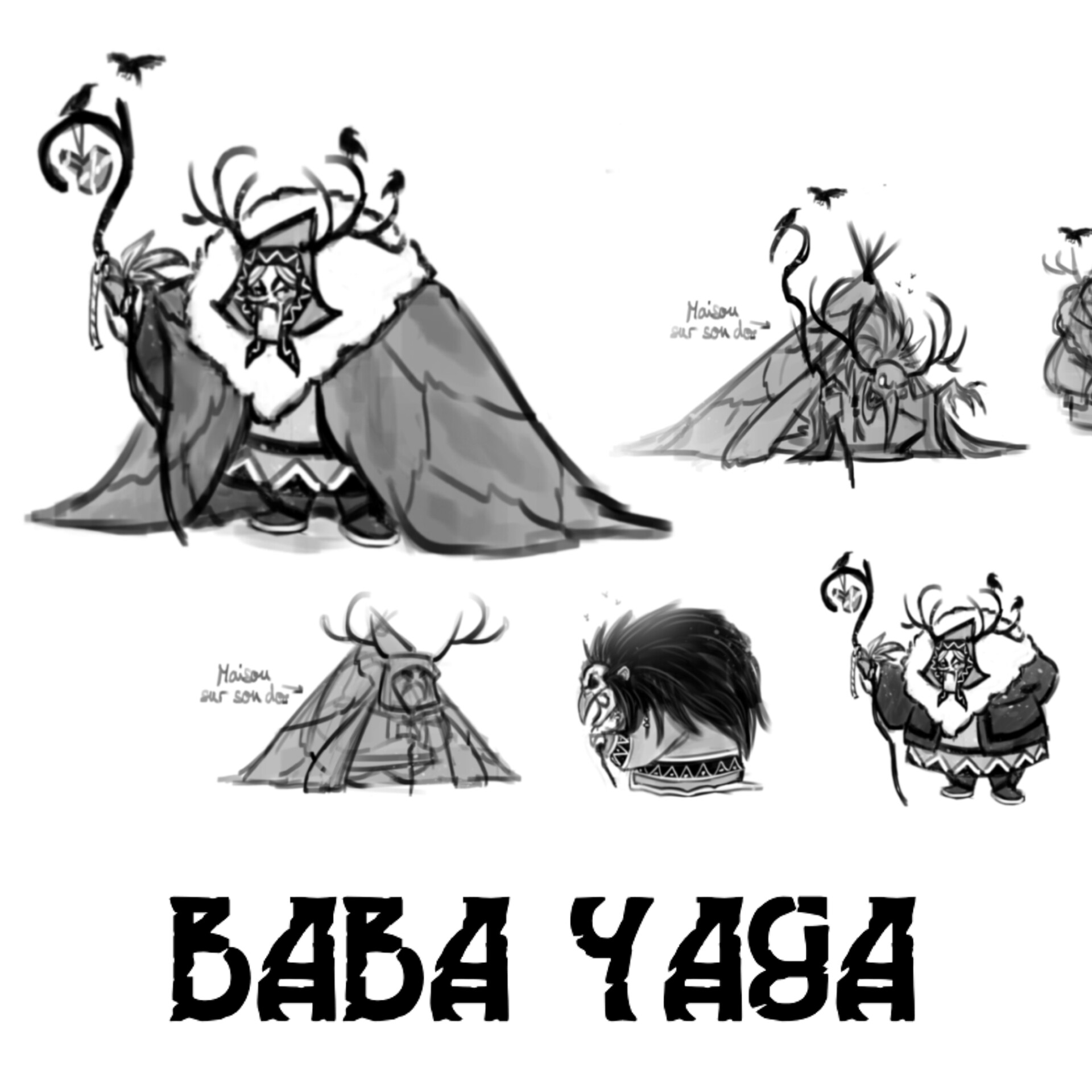 ArtStation - Baba Yaga: character design