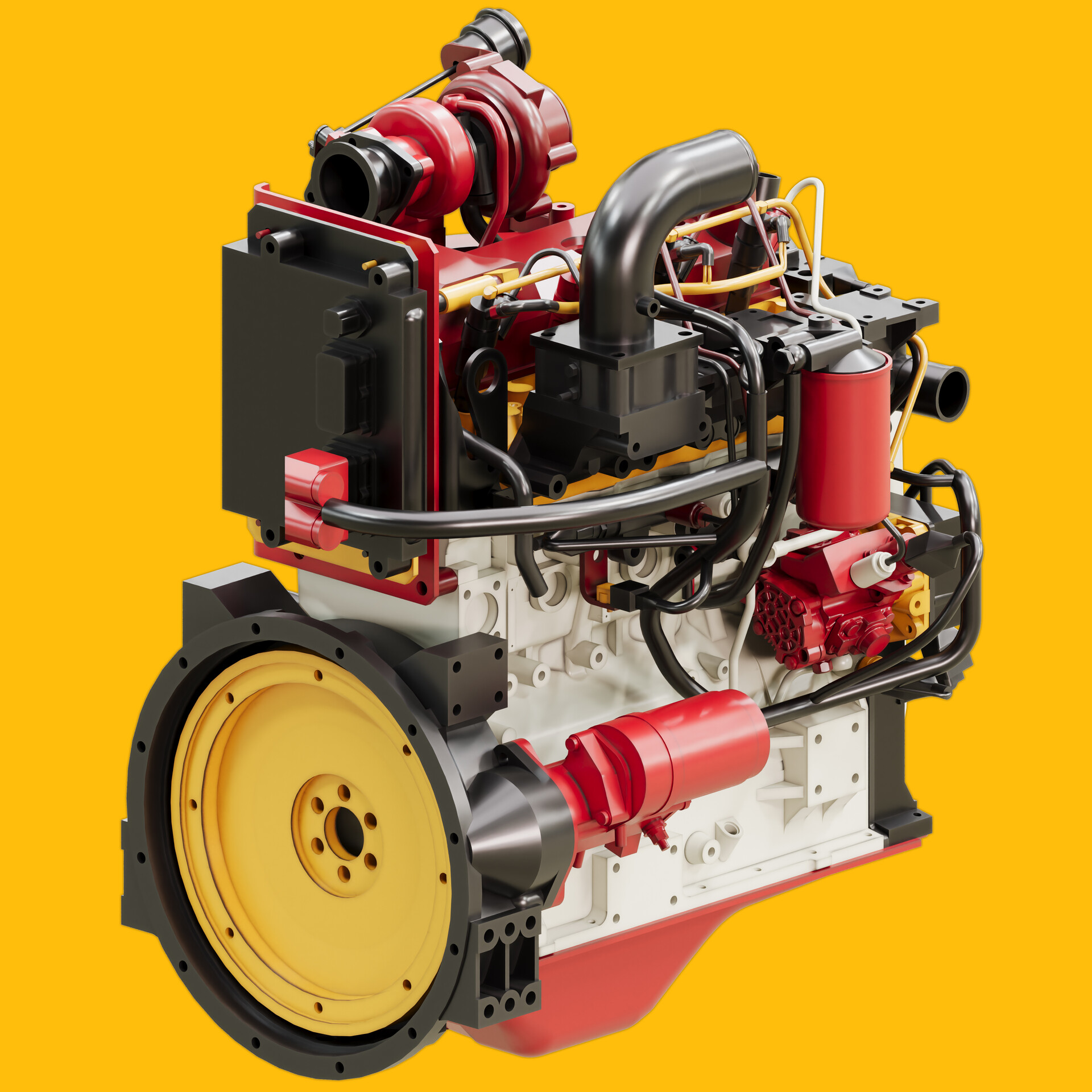 ArtStation - HARD SURFACE KITBASH - Engine Kit