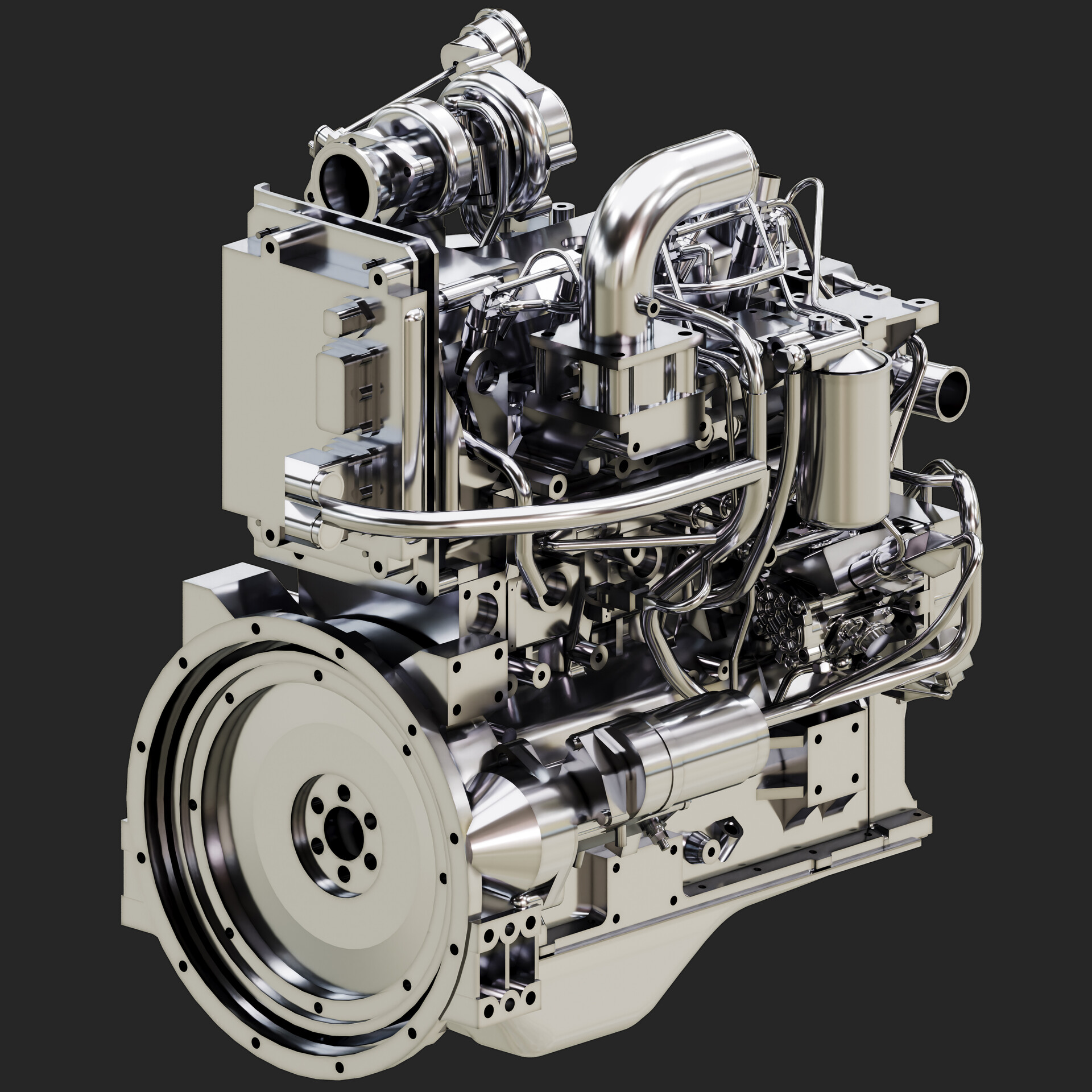 ArtStation - HARD SURFACE KITBASH - Engine Kit